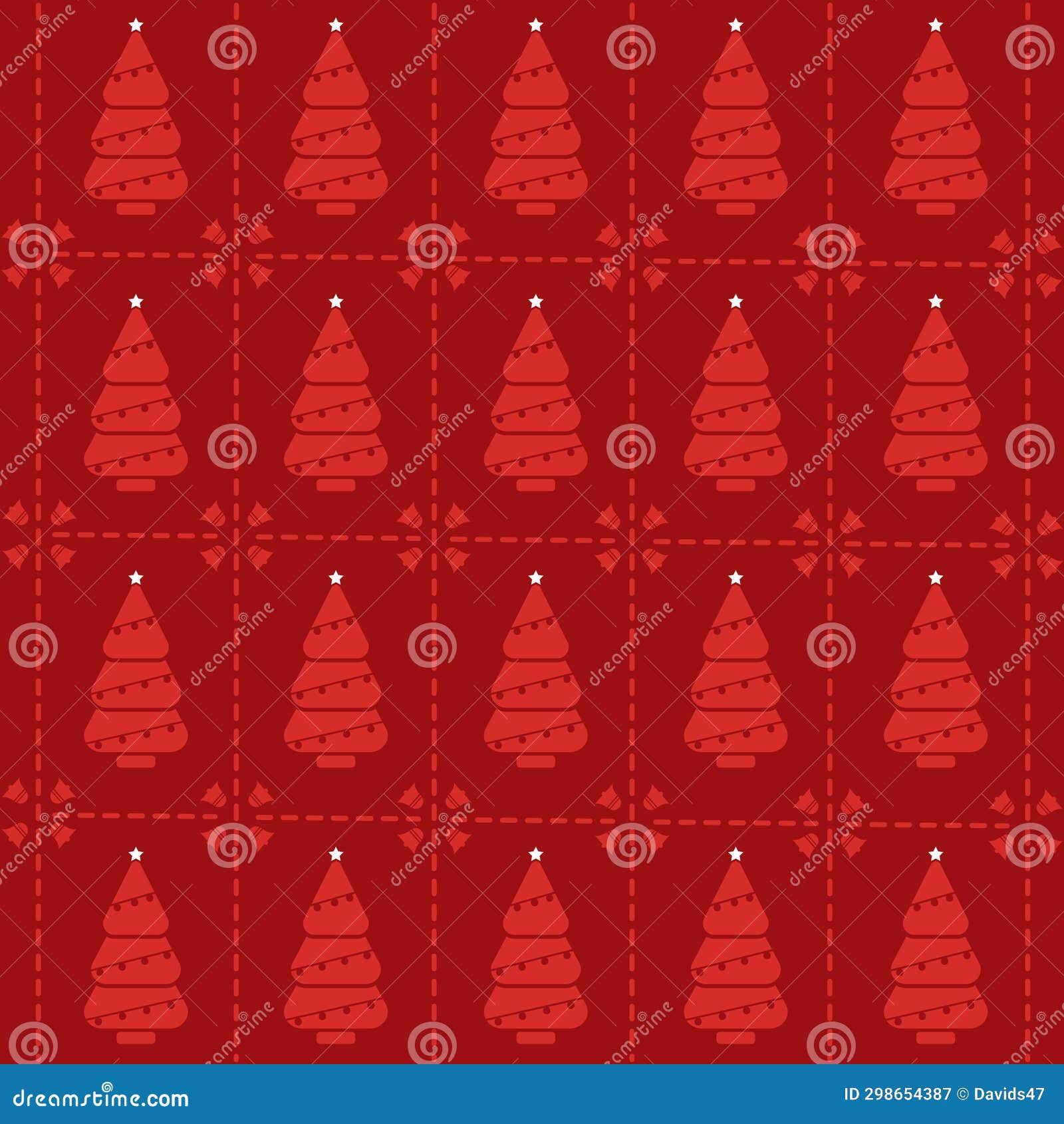 Christmas Pattern Background Gift Wrapping Paper Vector Stock ...