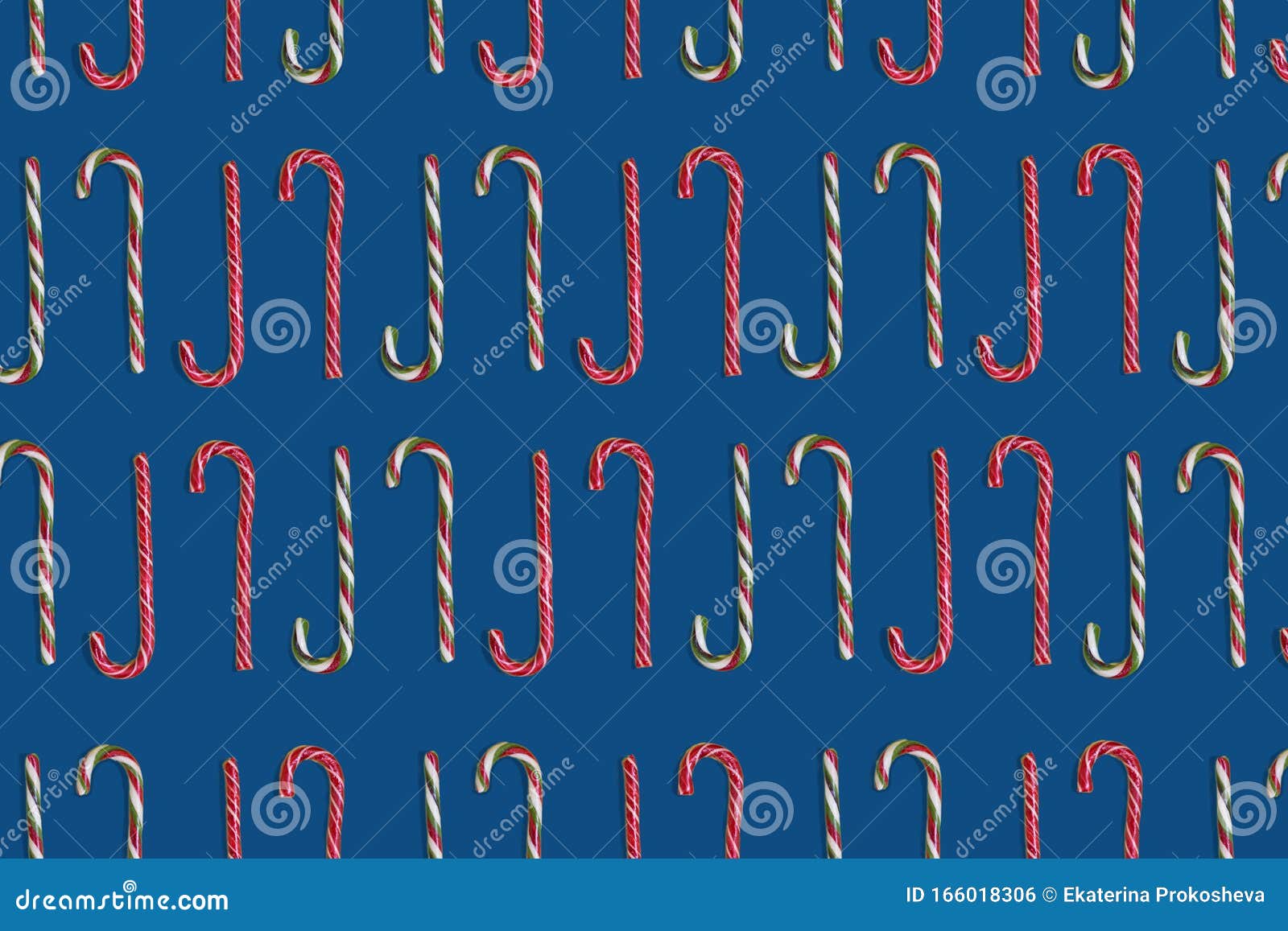 Christmas Pattern of Candys Stock Illustration - Illustration of ...