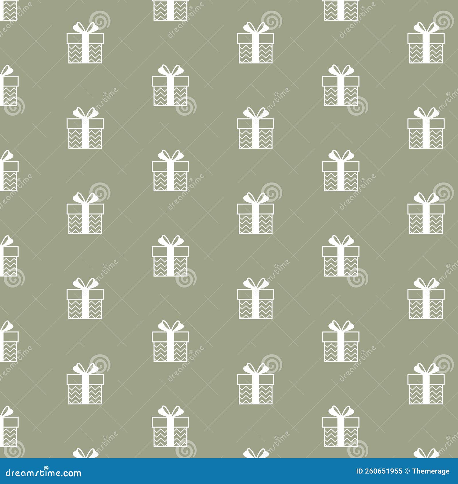 Christmas Pattern Gift Boxes on a Pale Green Background Stock Vector ...