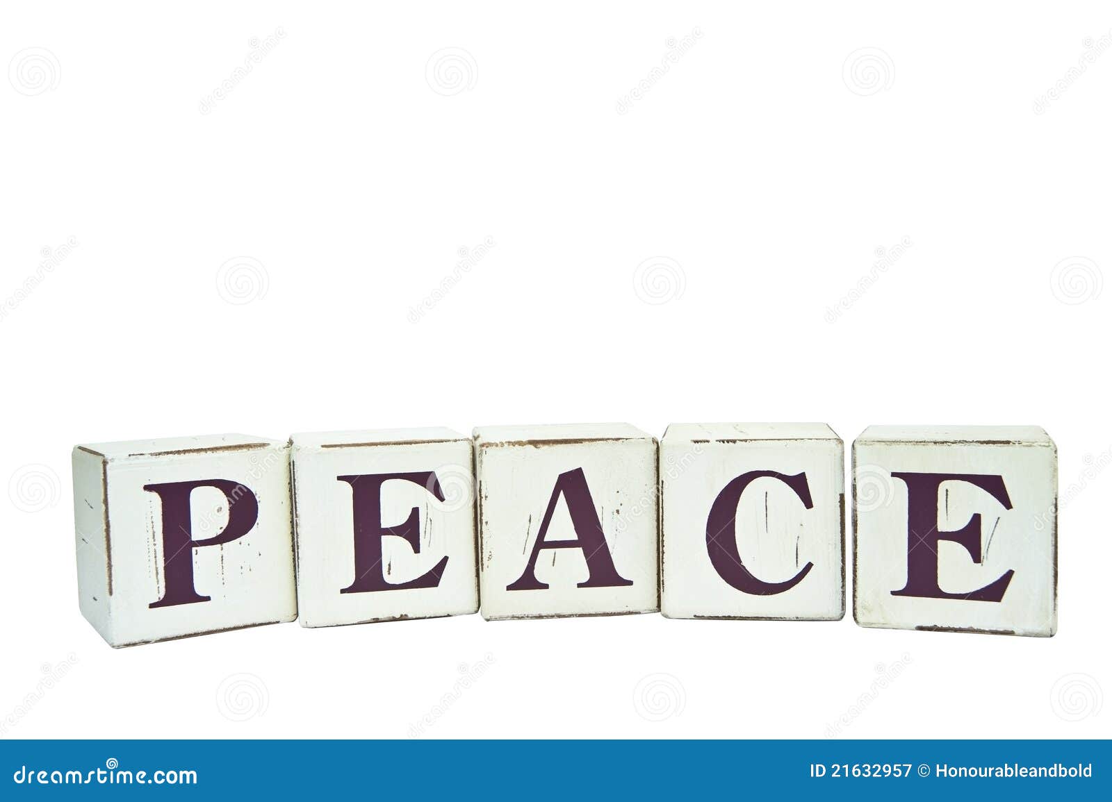 Christmas Peace Written on Wooden Blocks Stock Image - Image of ...