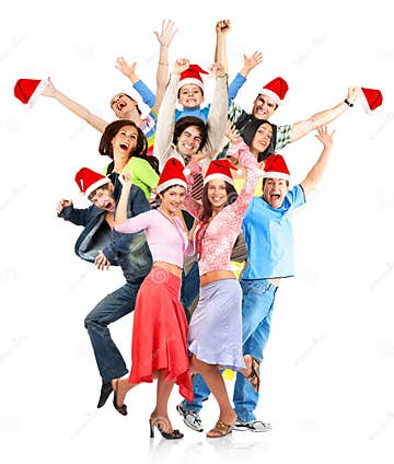 Christmas people stock image. Image of dance, joyful, laugh - 6491273
