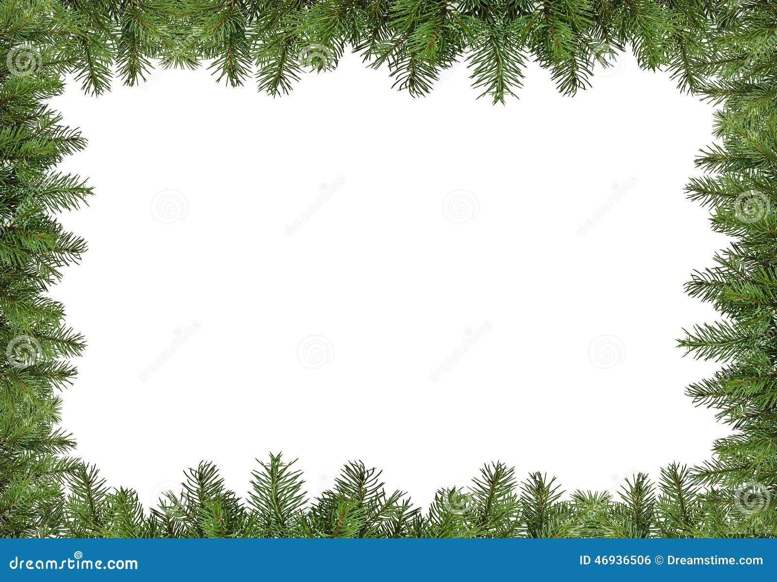 Christmas pine frame stock illustration. Illustration of xmas - 46936506
