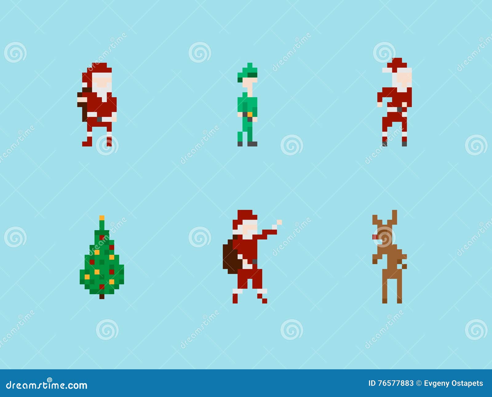 Christmas Pixel Art Set stock vector. Illustration of collection - 76577883 Christmas Pixel Art Set stock vector. Illustration of collection - 76577883