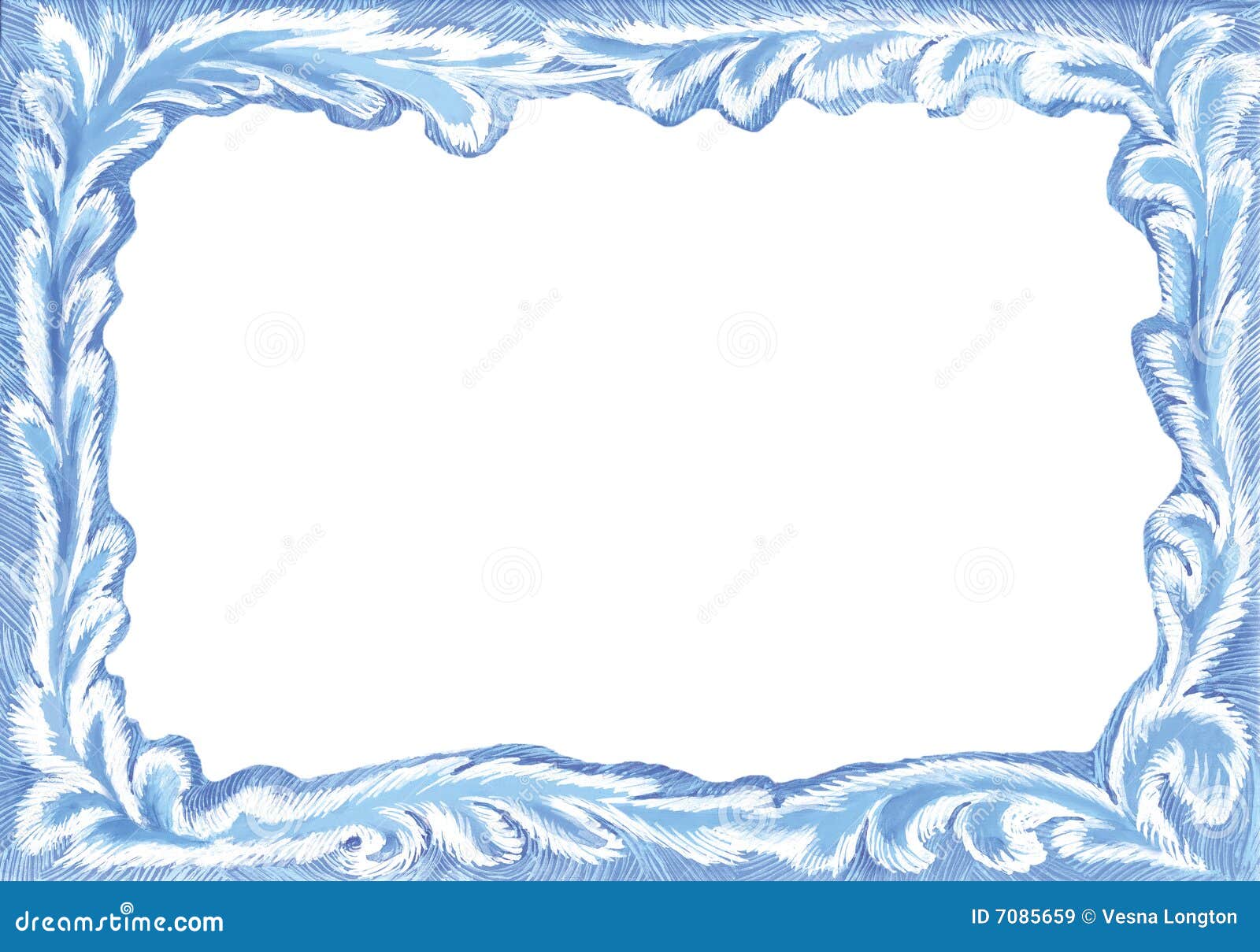 Christmas Postcard Frame Stock Image | CartoonDealer.com #7085659