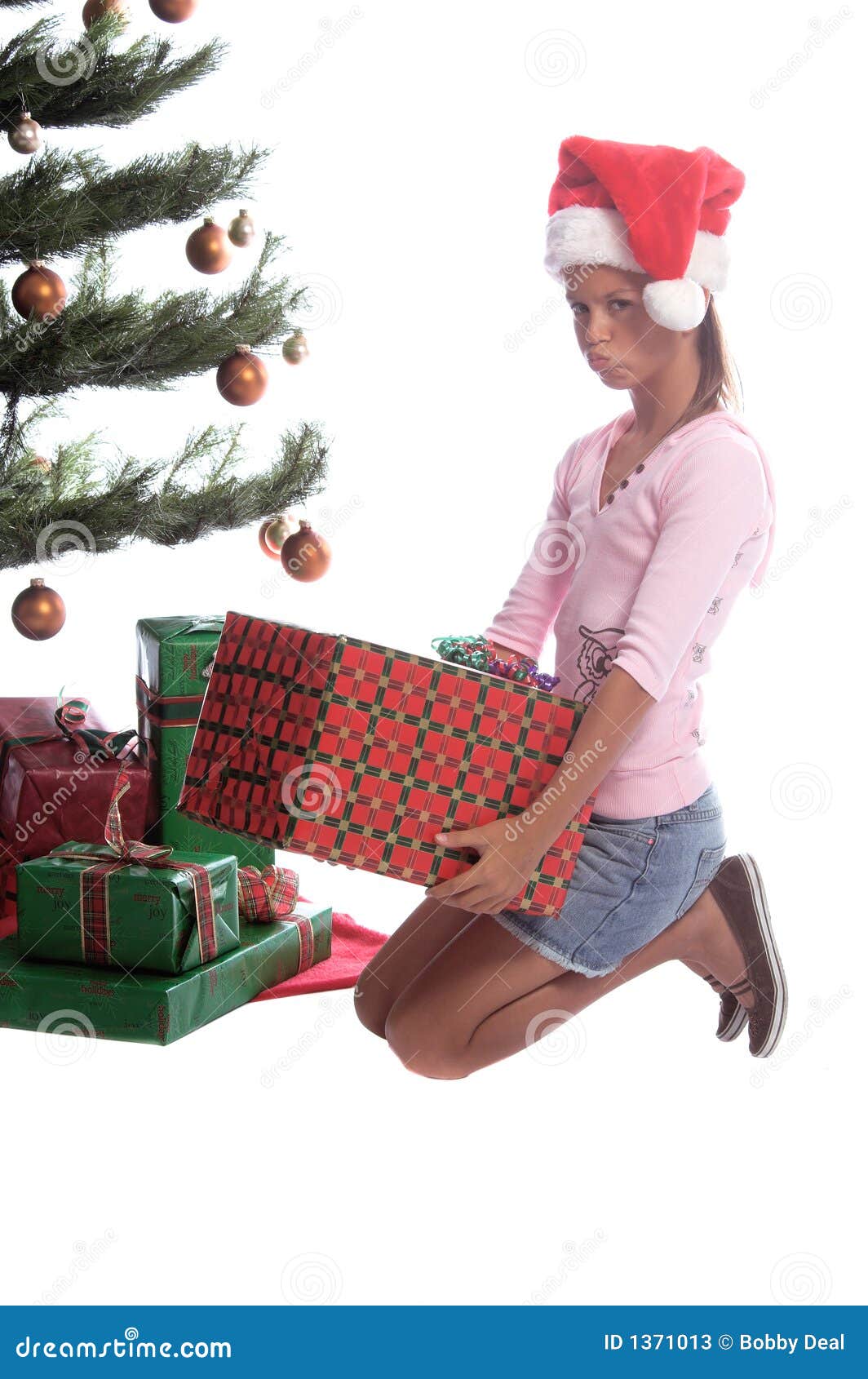 Christmas Pouty Face stock image. Image of christmas, holiday - 1371013
