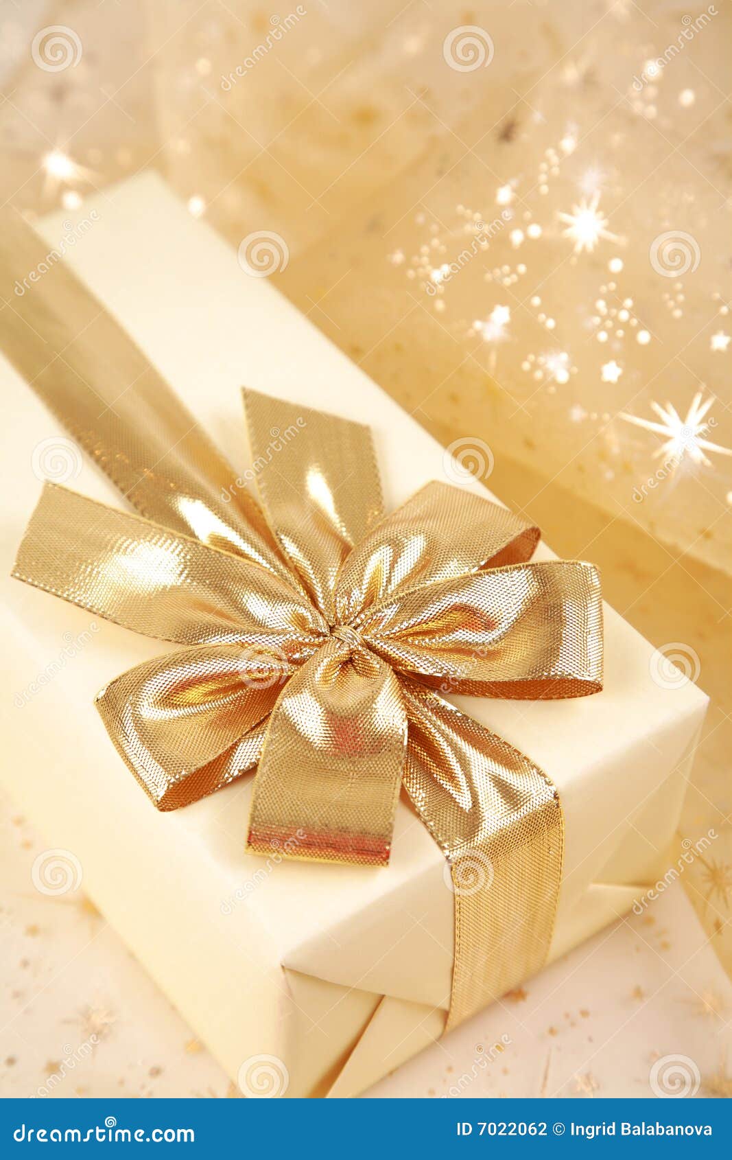 Christmas present stock photo. Image of ribbon, gift, colorful - 7022062