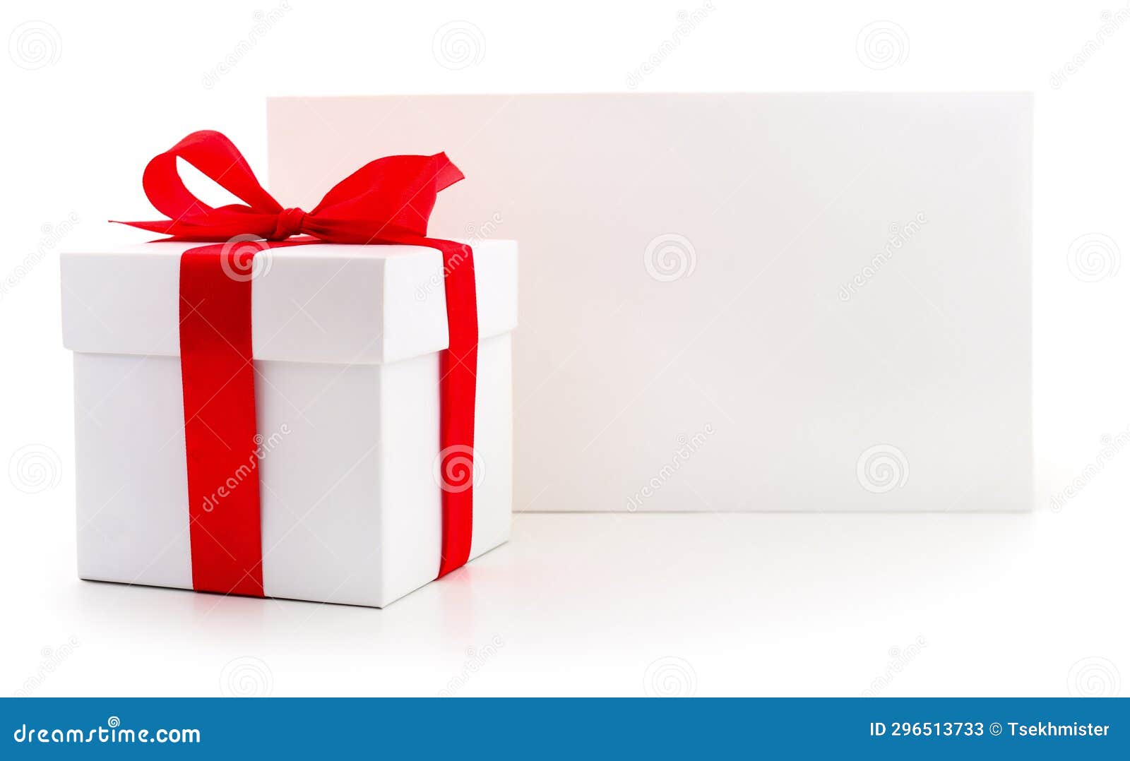 Christmas Present with Banner Stock Image - Image of celebration ...