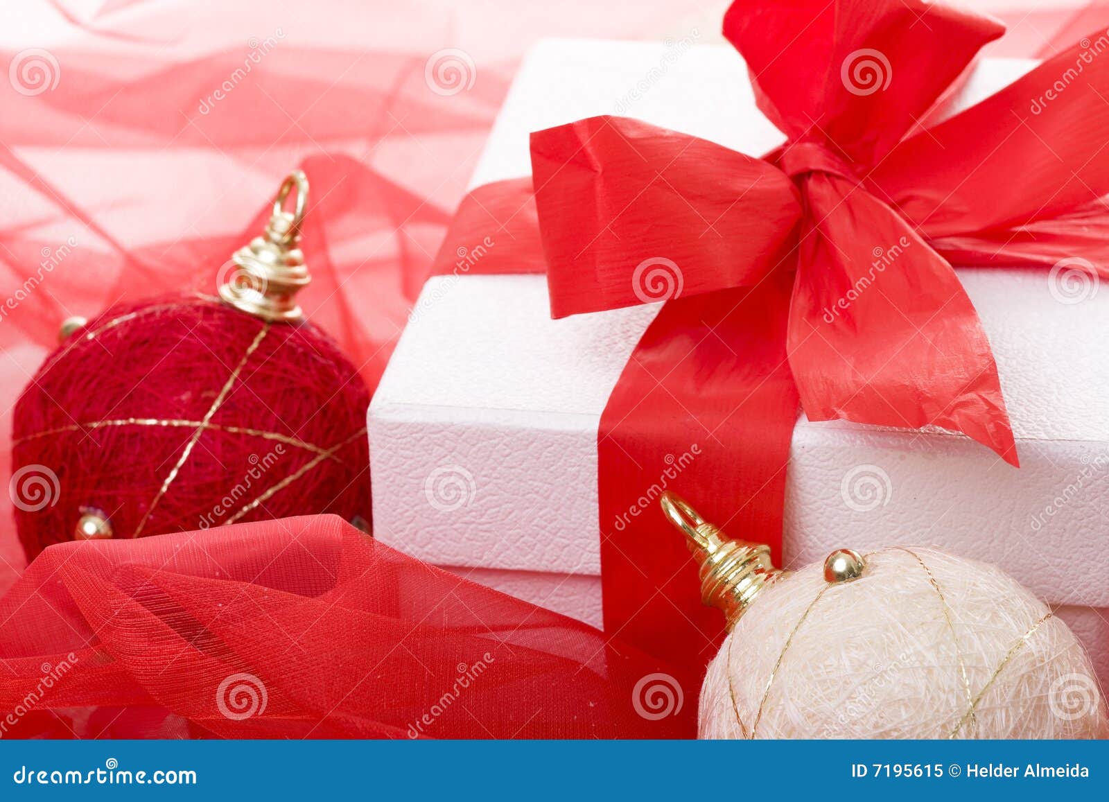 Christmas Present Decoration Stock Image - Image of package, decor: 7195615