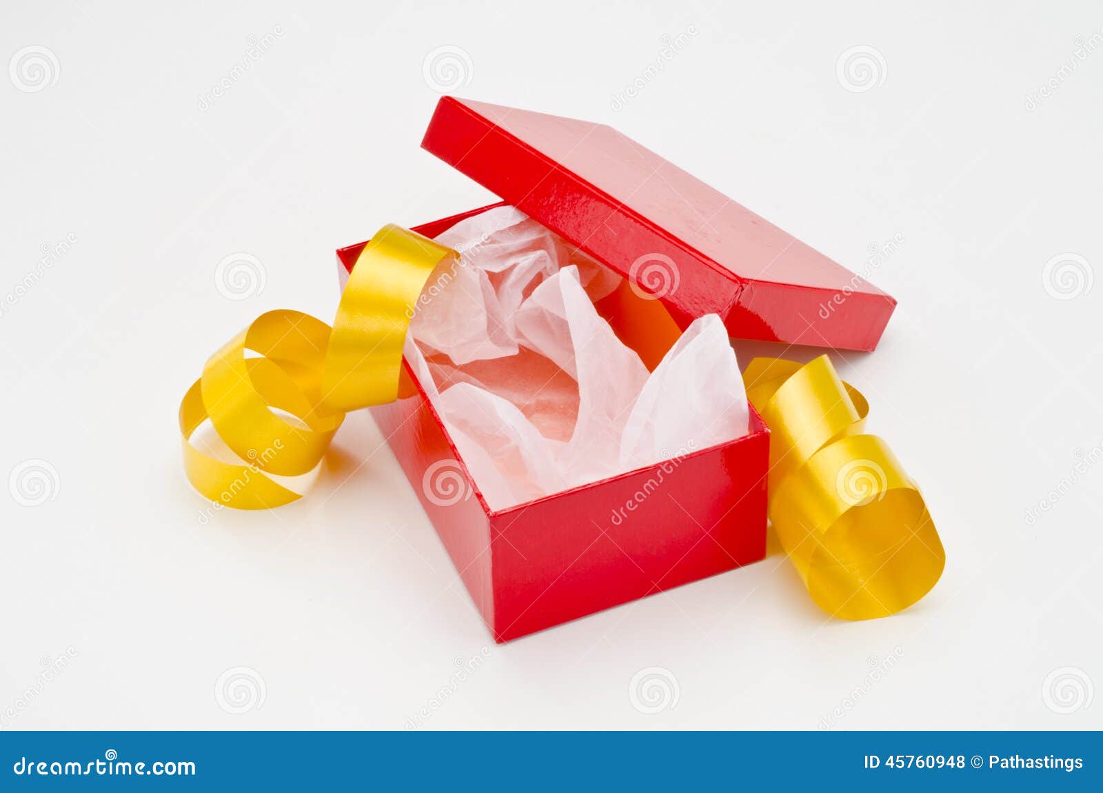 Christmas Present. Open Gift Box. Stock Photo - Image of holiday, close ...