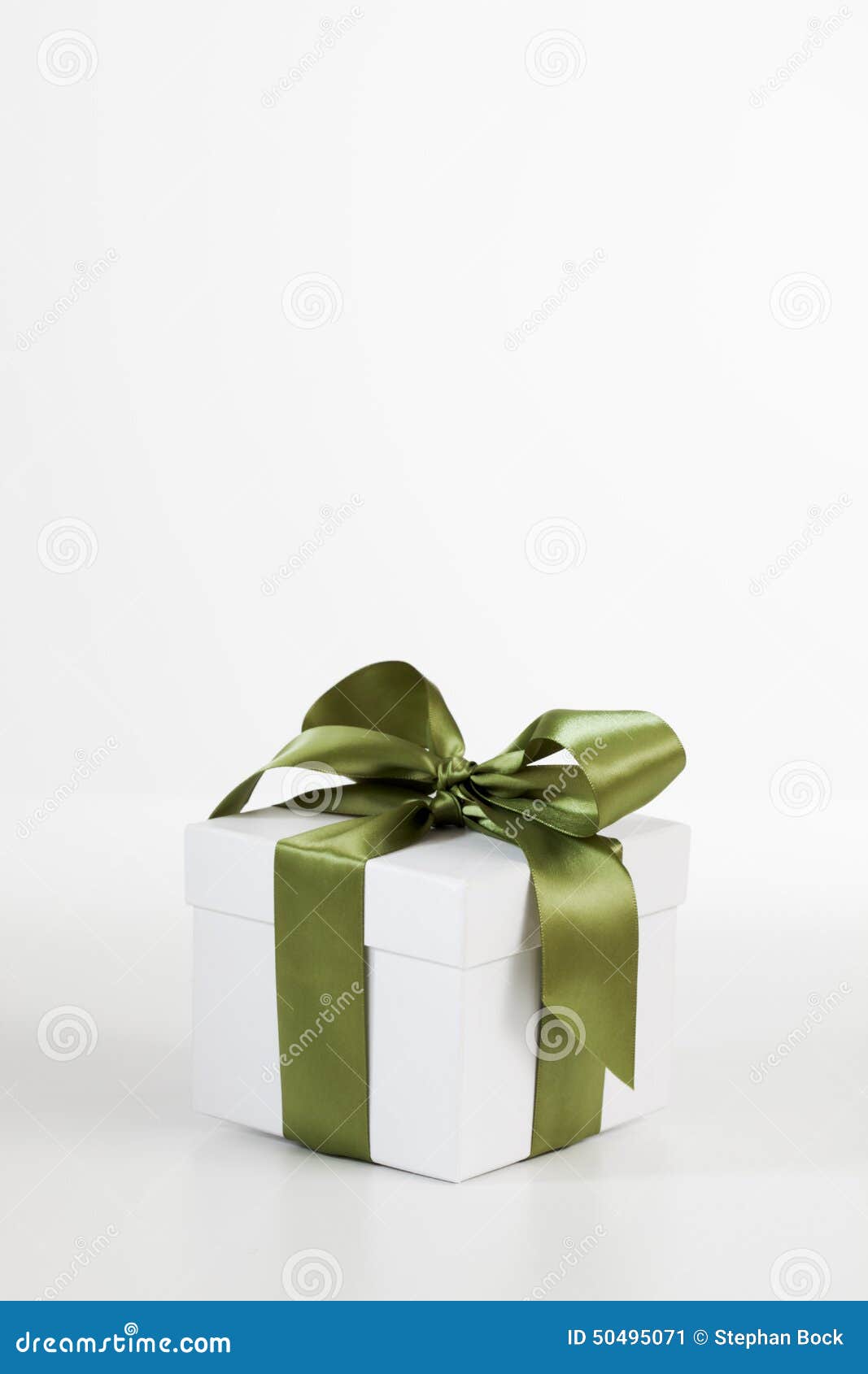 Christmas Present on White Background Stock Image - Image of surprise ...