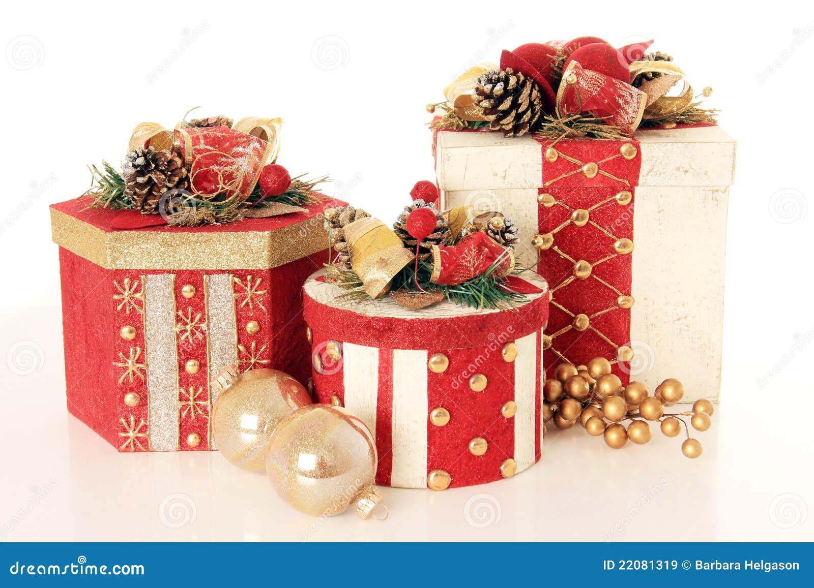 Christmas presents stock image. Image of white, wrapped - 22081319