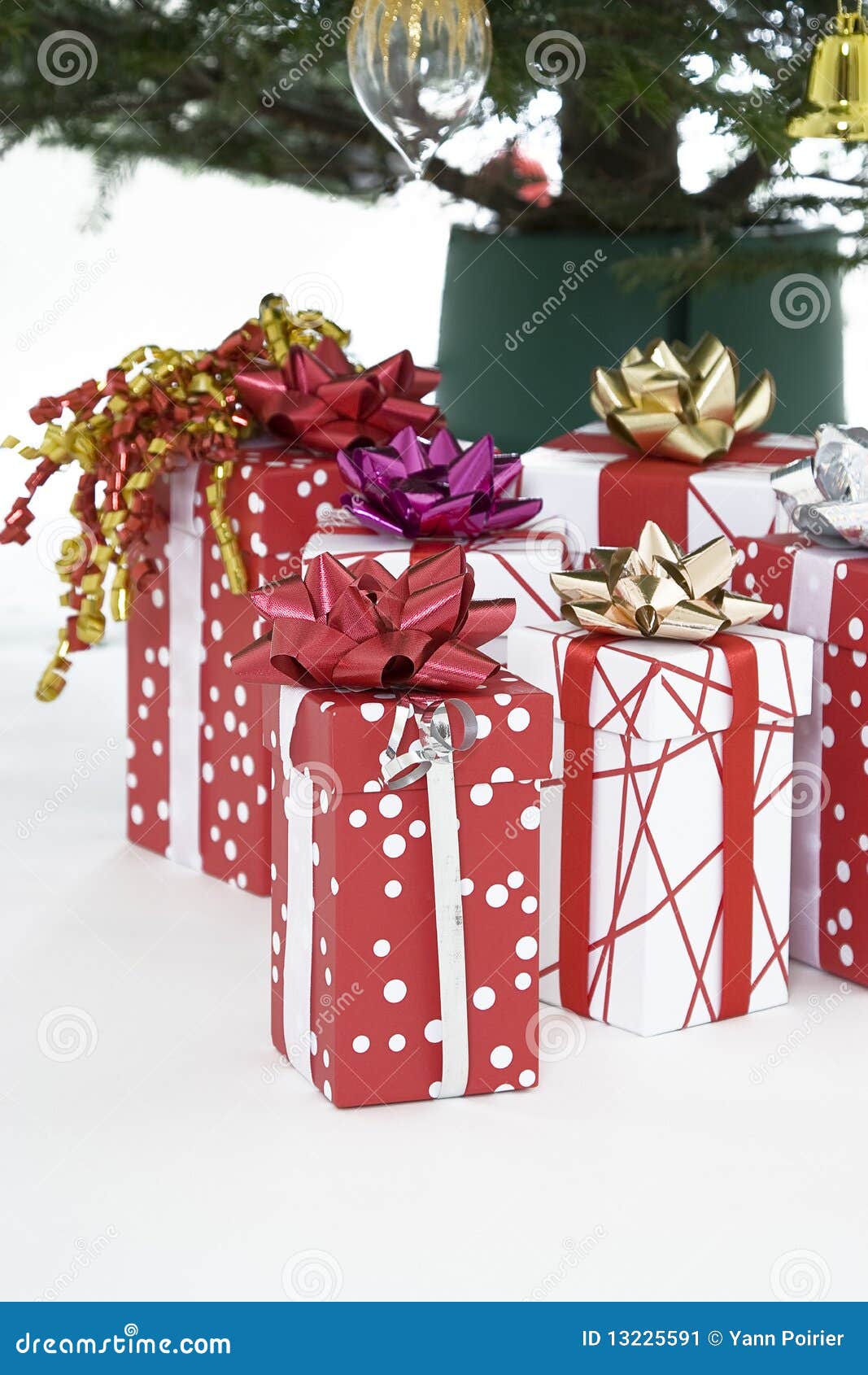 Christmas Presents Under the Tree Stock Image - Image of merry ...