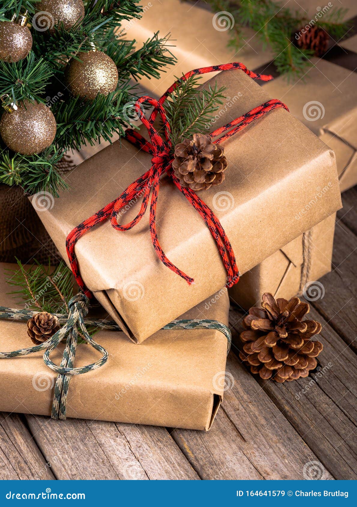 Christmas Presents Under a Tree Stock Image - Image of christmas ...
