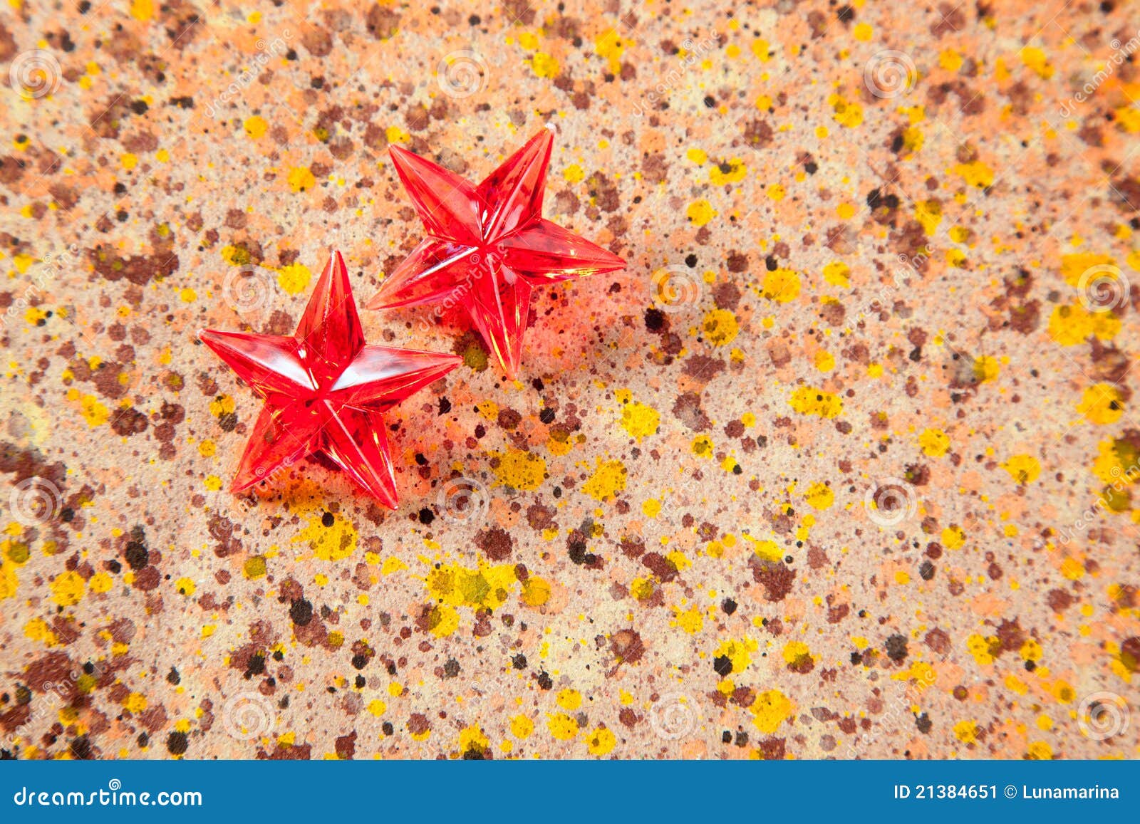 Christmas Prism Stars on Recycled Pape Stock Image - Image of decor ...