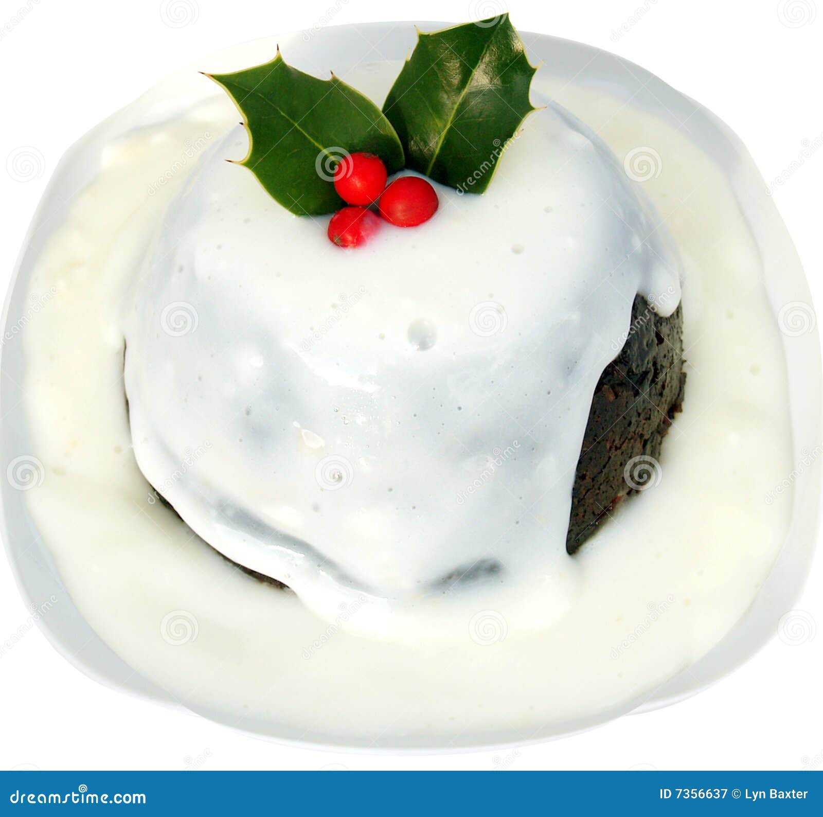 Christmas pudding stock image. Image of brandy, christmas - 7356637