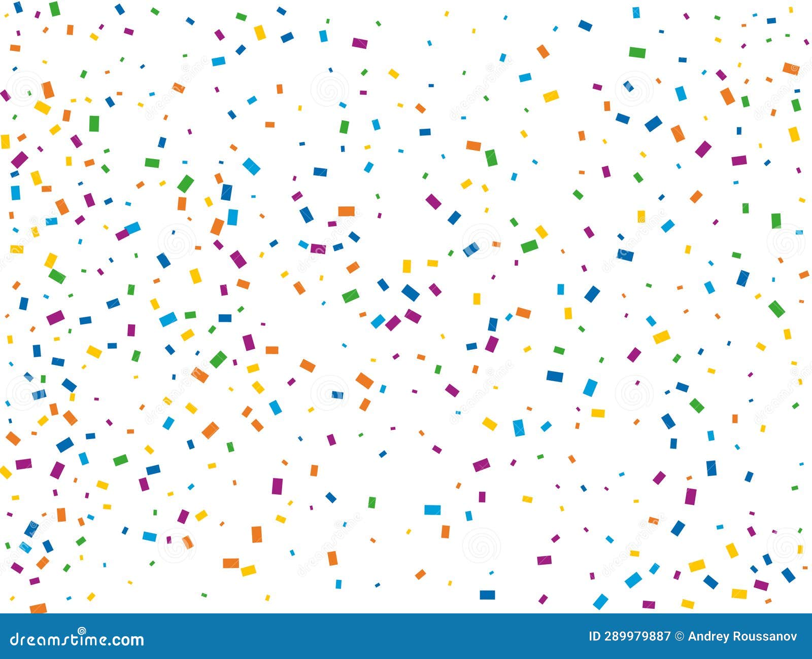 Christmas Rectangular Confetti. Light Rainbow Glitter Confetti ...