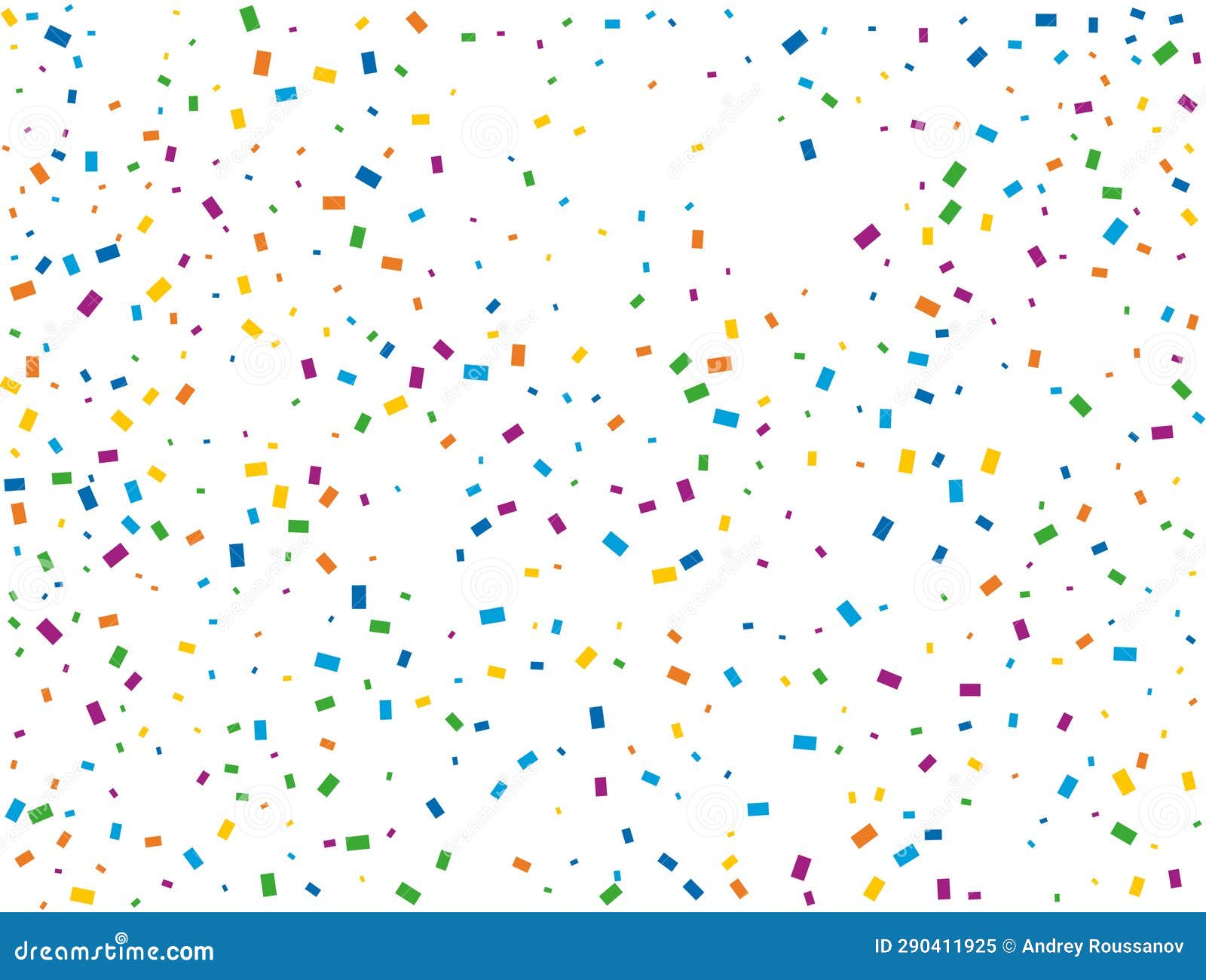 Christmas Rectangular Confetti. Light Rainbow Glitter Confetti ...