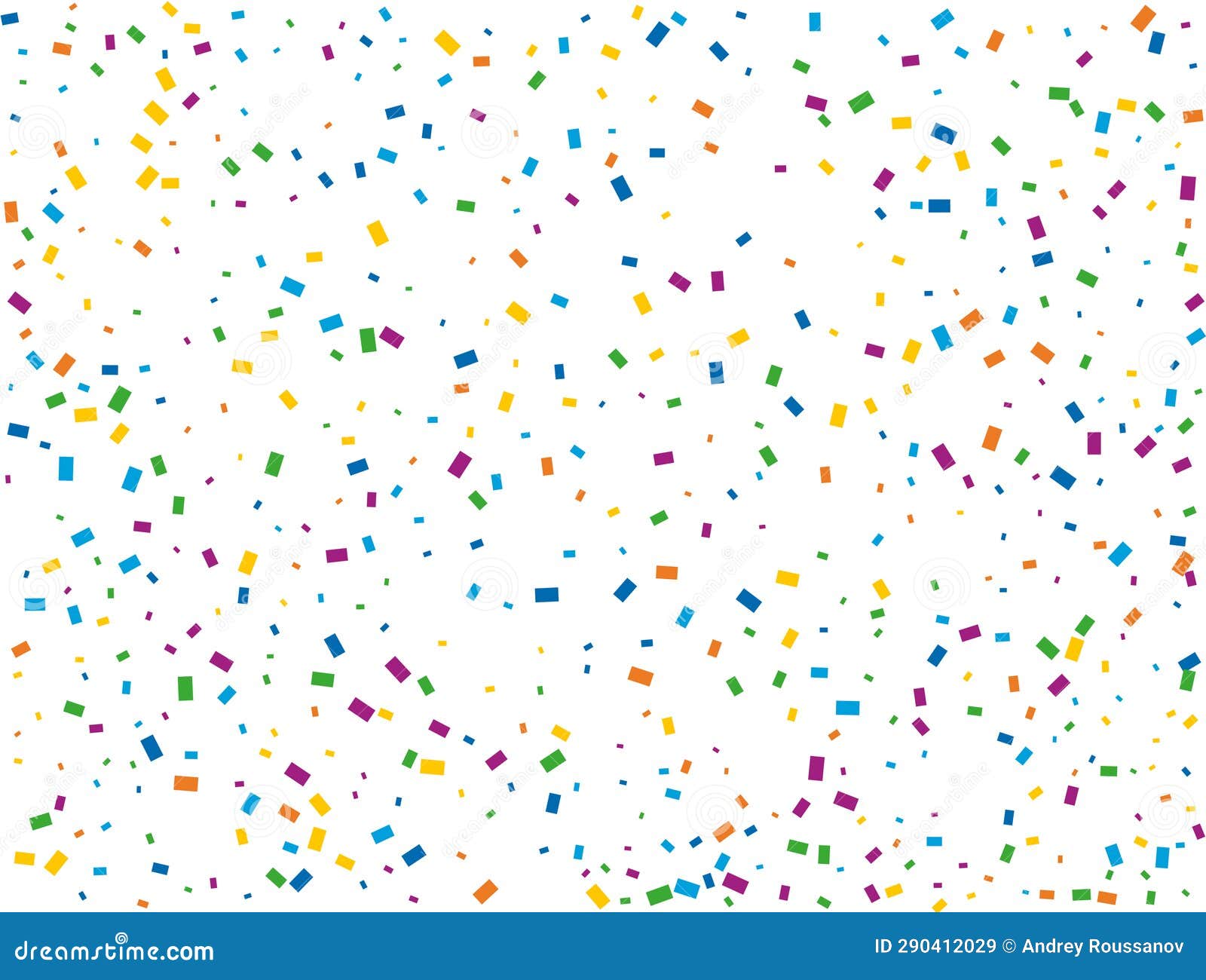 Christmas Rectangular Confetti. Light Rainbow Glitter Confetti ...