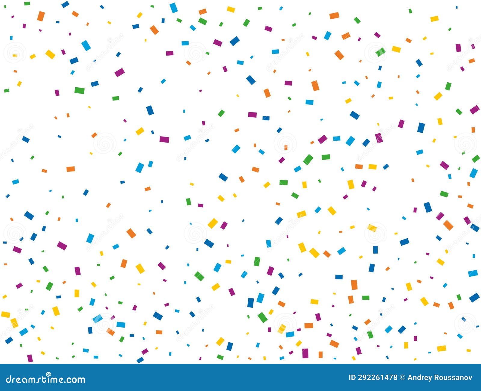 Christmas Rectangular Confetti. Light Rainbow Glitter Confetti ...