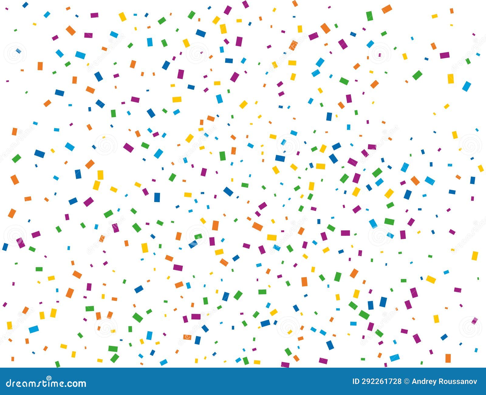 Christmas Rectangular Confetti. Light Rainbow Glitter Confetti ...