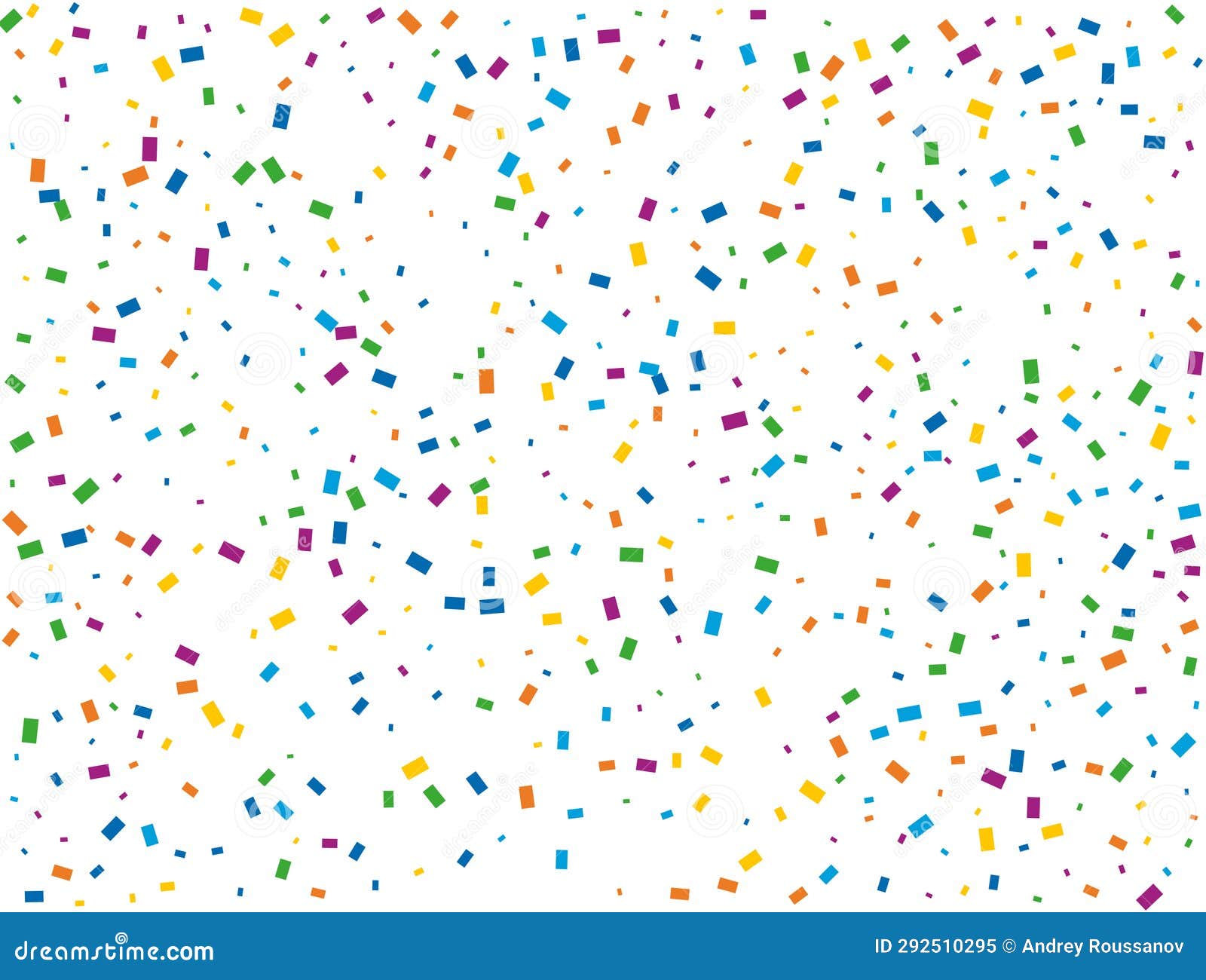 Christmas Rectangular Confetti. Light Rainbow Glitter Confetti ...