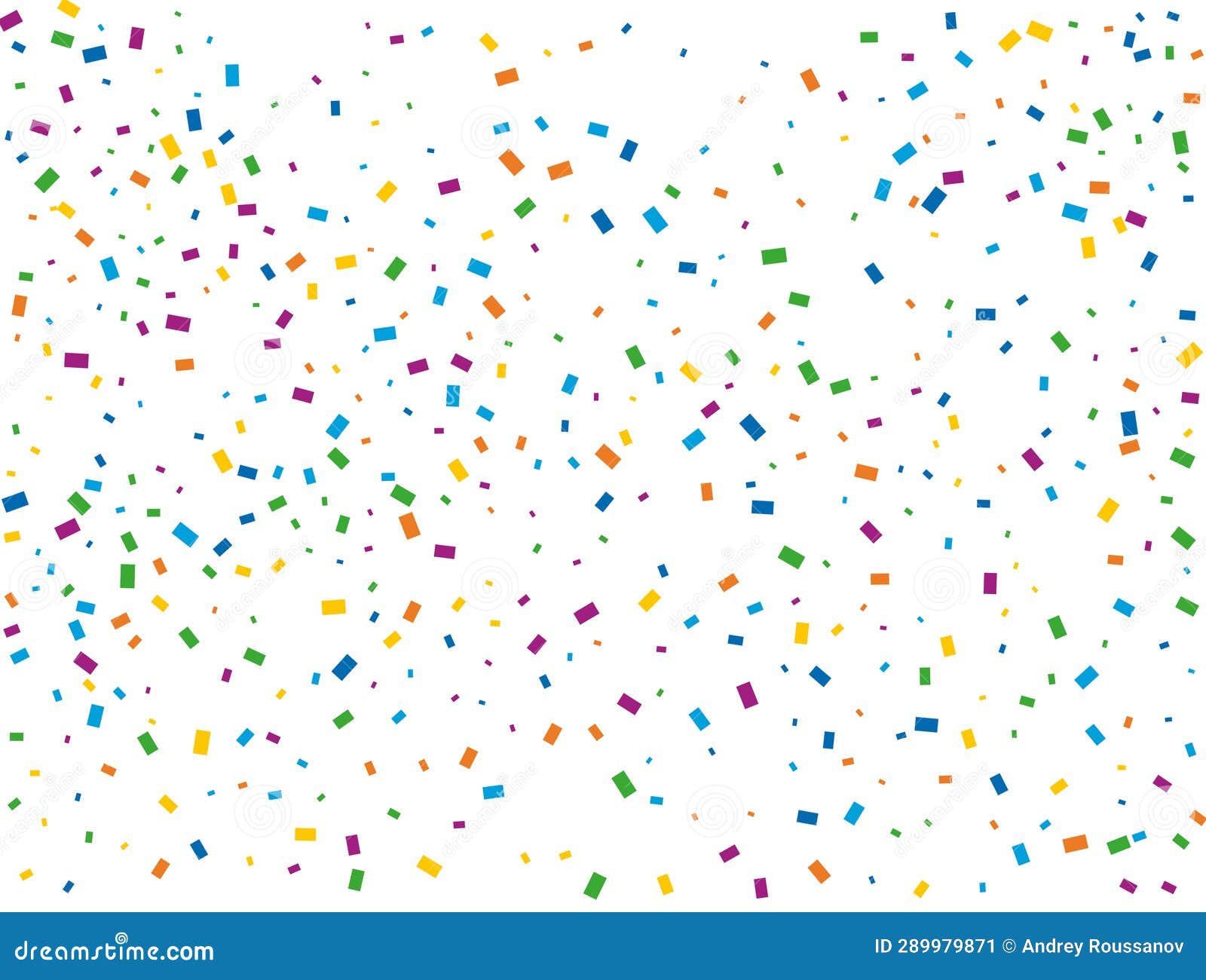 Christmas Rectangular Confetti. Light Rainbow Glitter Confetti ...