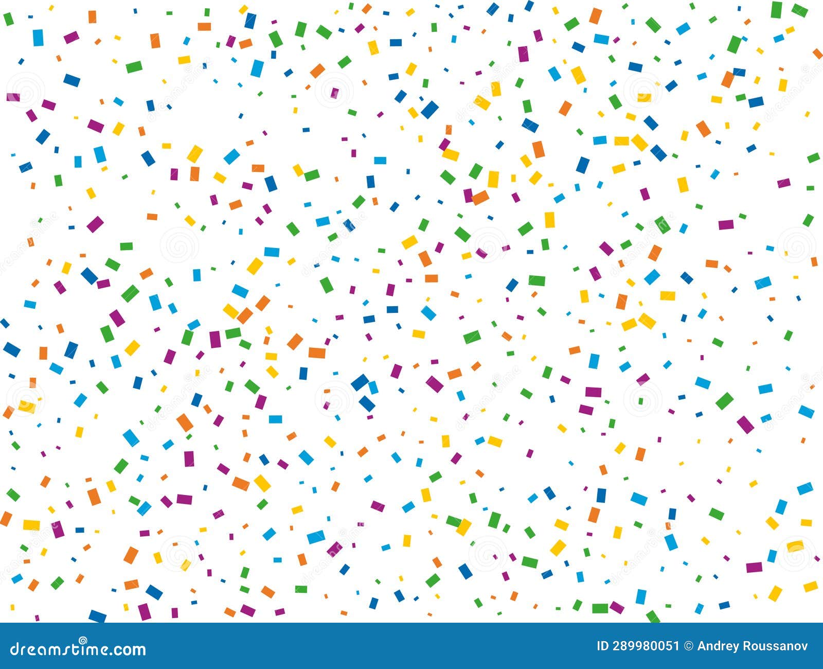 Christmas Rectangular Confetti. Light Rainbow Glitter Confetti ...