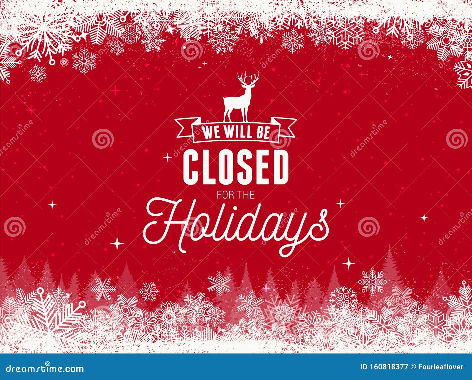 Christmas Closure Stock Illustrations – 66 Christmas Closure Stock ...