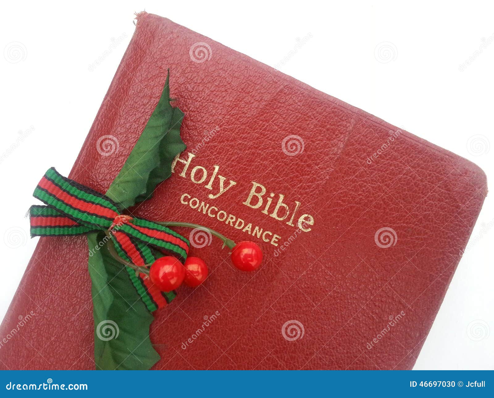 Christmas Red Bible stock photo. Image of seasonal, denominations ...