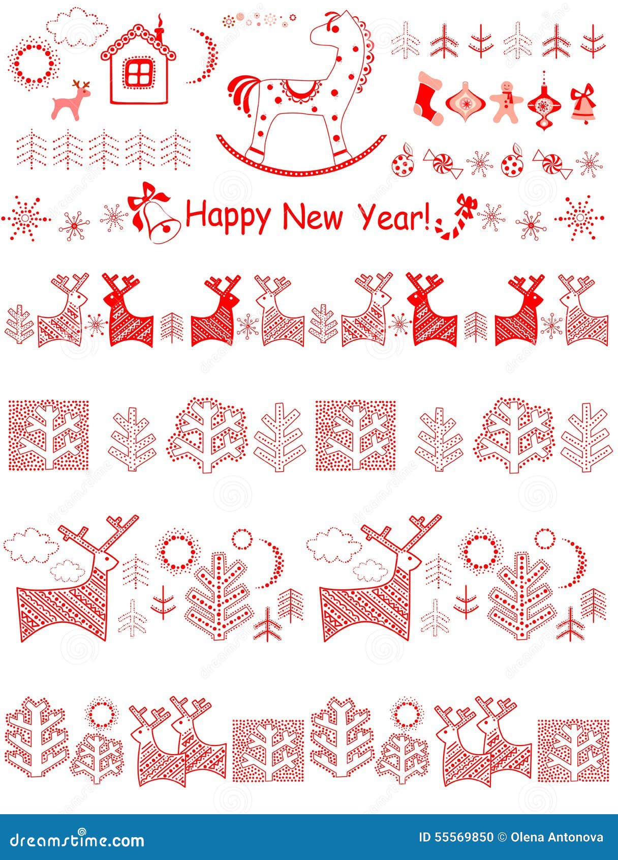 Childish Borders. Cartoon Vector | CartoonDealer.com #42455919