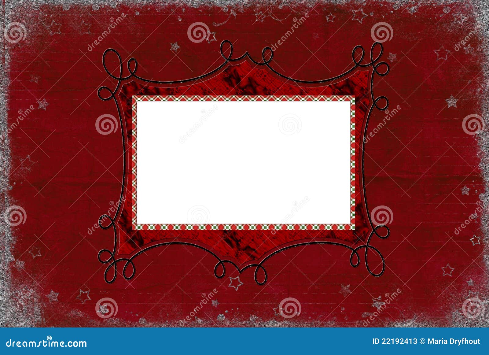 Christmas Red frame stock illustration. Illustration of christmas ...