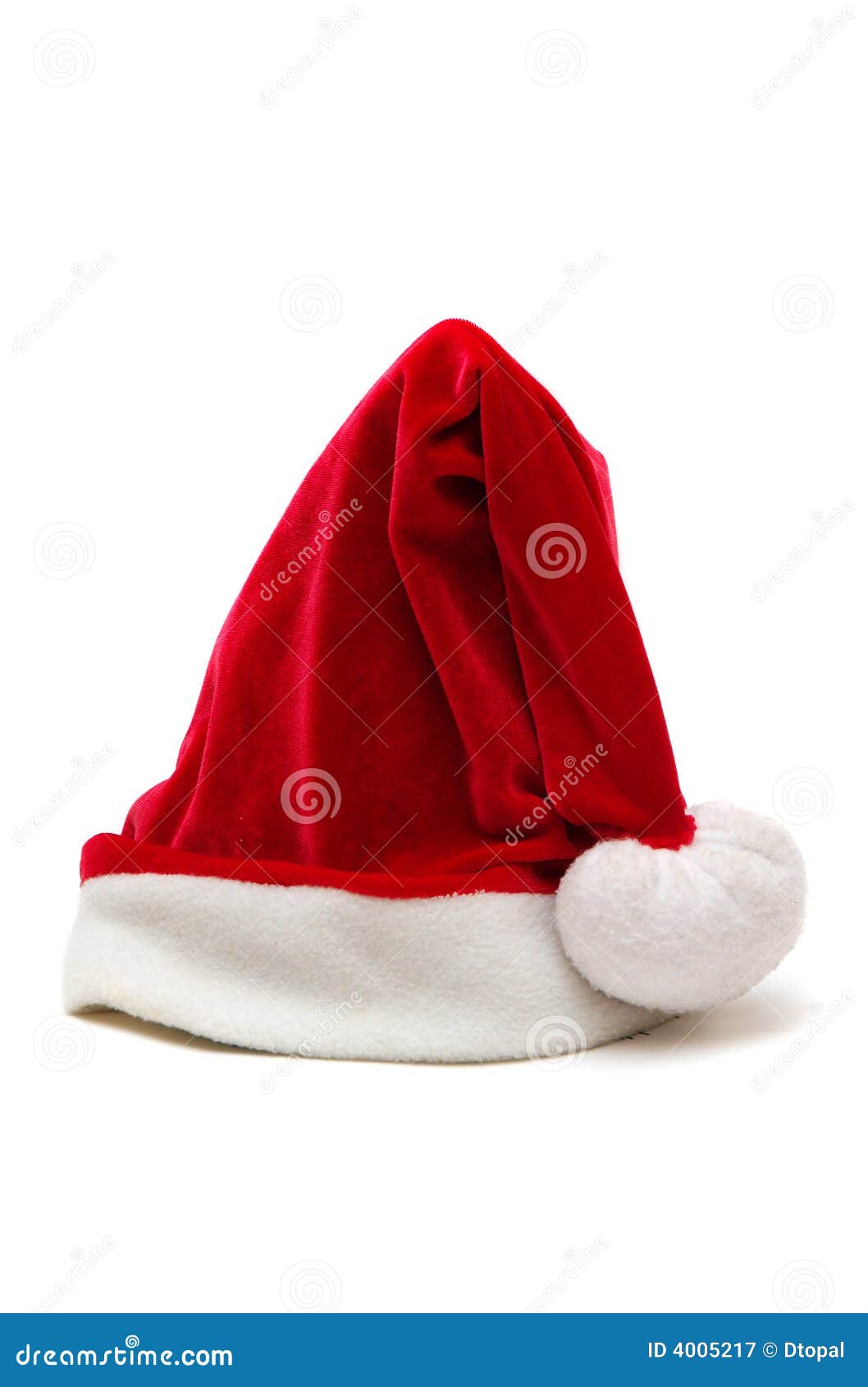 Christmas red hat stock image. Image of ornament, fleece - 4005217
