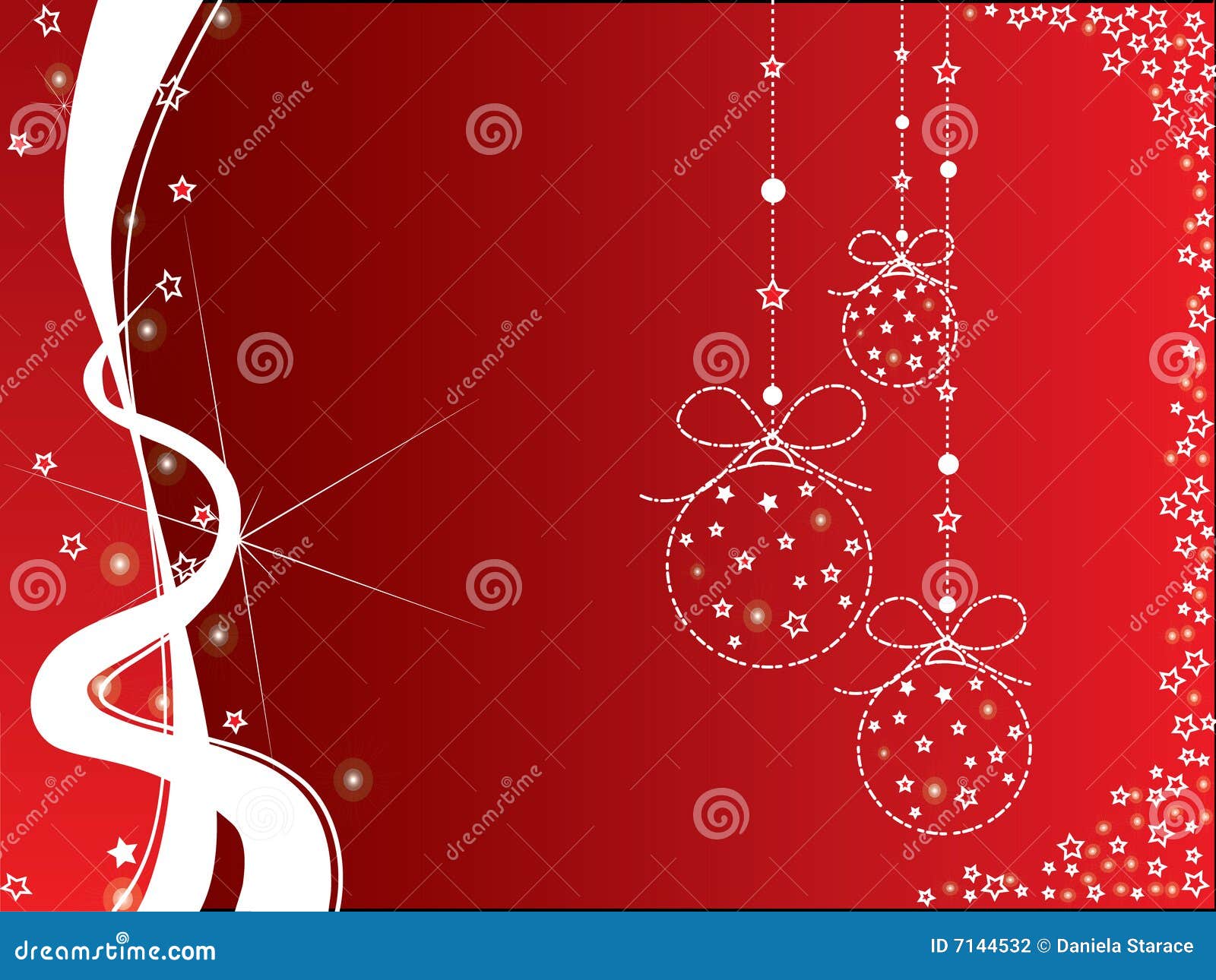 Christmas Red and White Background Stock Vector - Illustration of ...