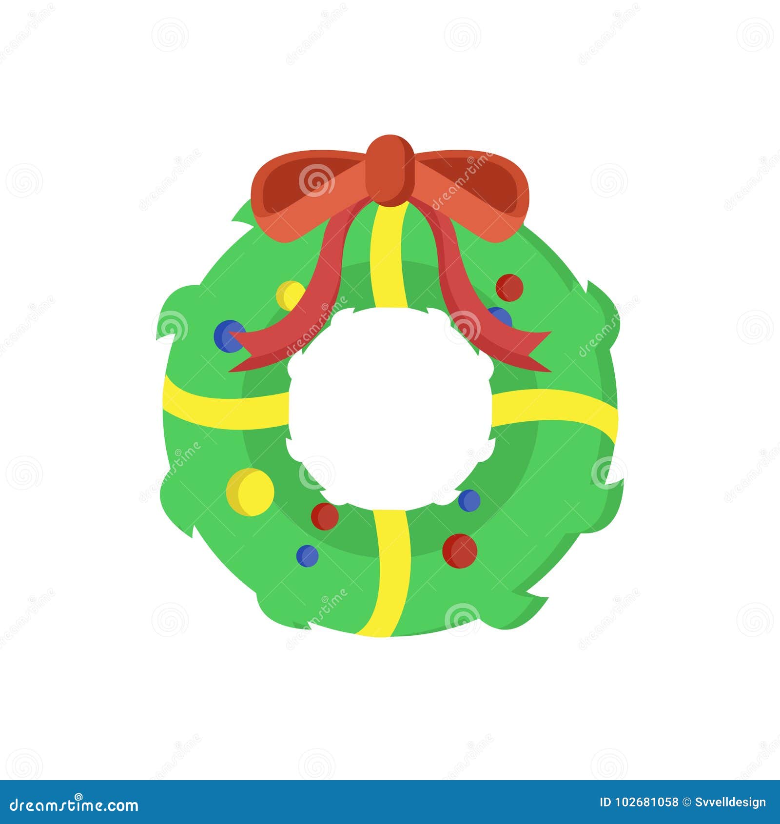 Decorative Simple Garland Vector Illustration | CartoonDealer.com ...