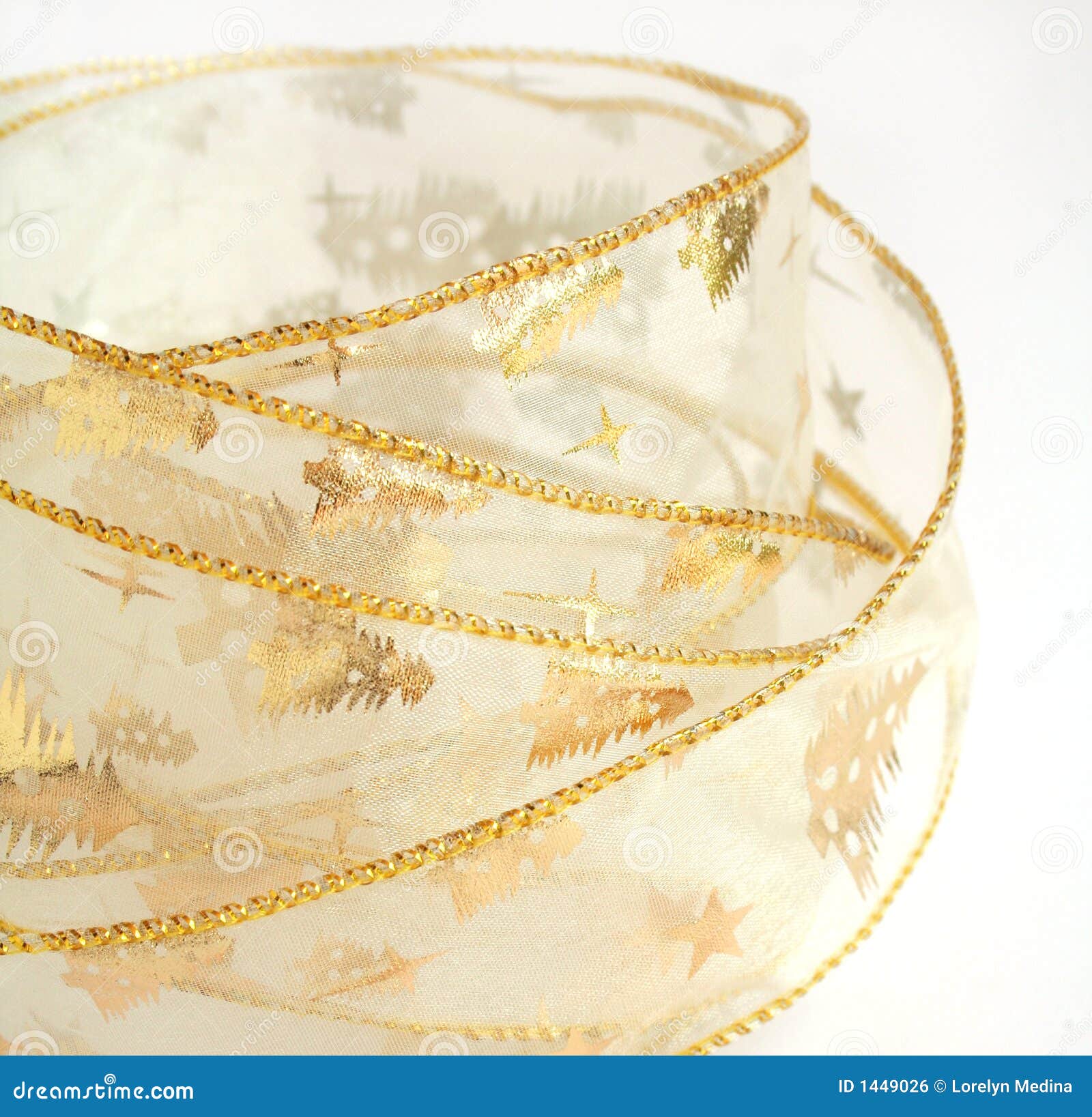 Christmas Ribbon stock photo. Image of december, celebration - 1449026