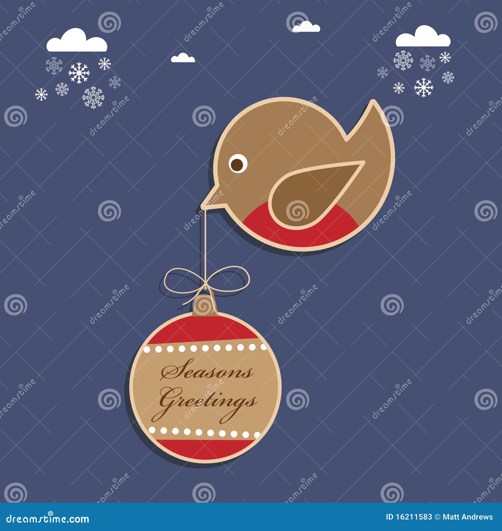 Christmas Robin Redbreast Cartoon Bird | CartoonDealer.com #172872061