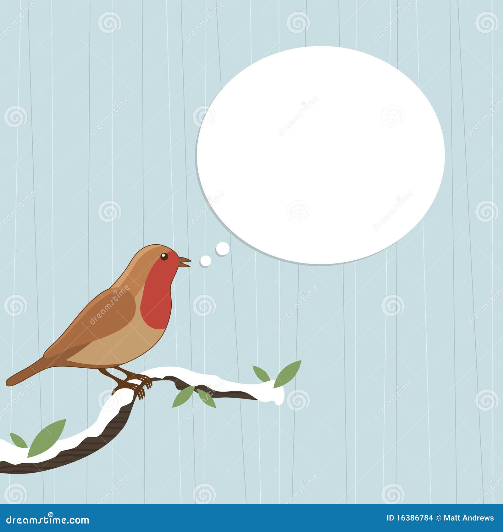 Christmas robin stock vector. Illustration of beak, message - 16386784