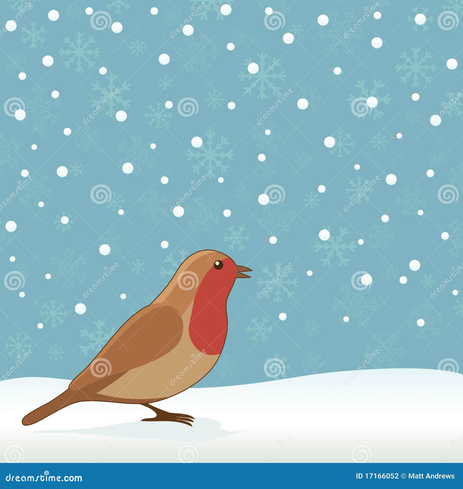 Christmas Robin Redbreast Cartoon Bird | CartoonDealer.com #172872061