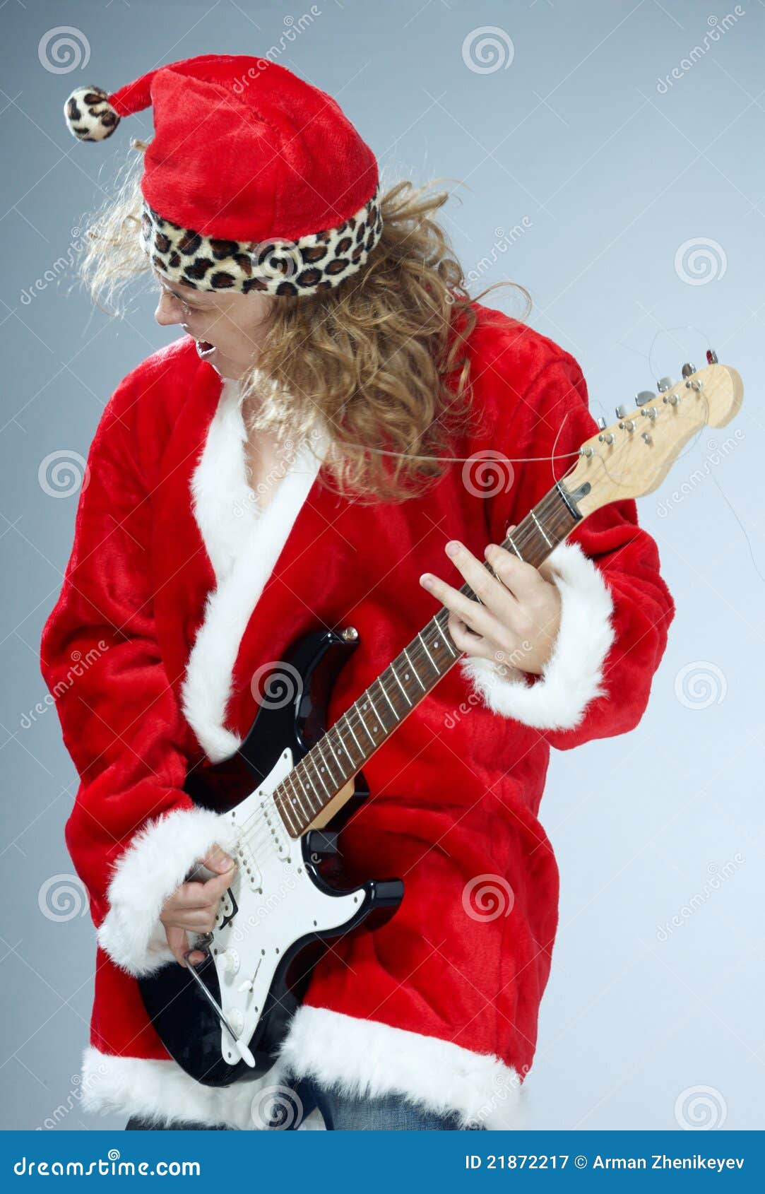 Christmas rock-n-roll stock image. Image of caucasian - 21872217