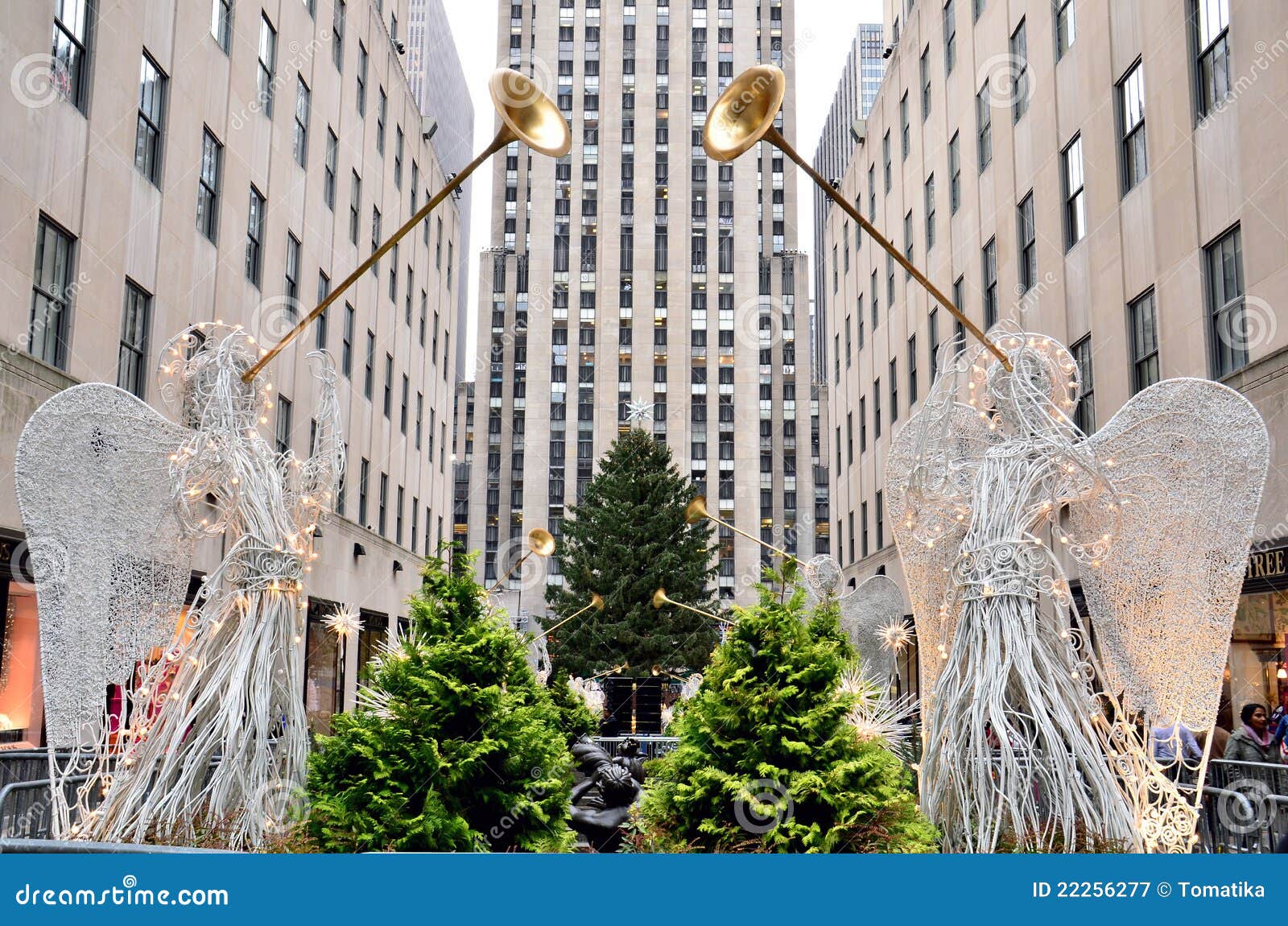 Christmas in Rockefeller Center Editorial Photography - Image of light ...