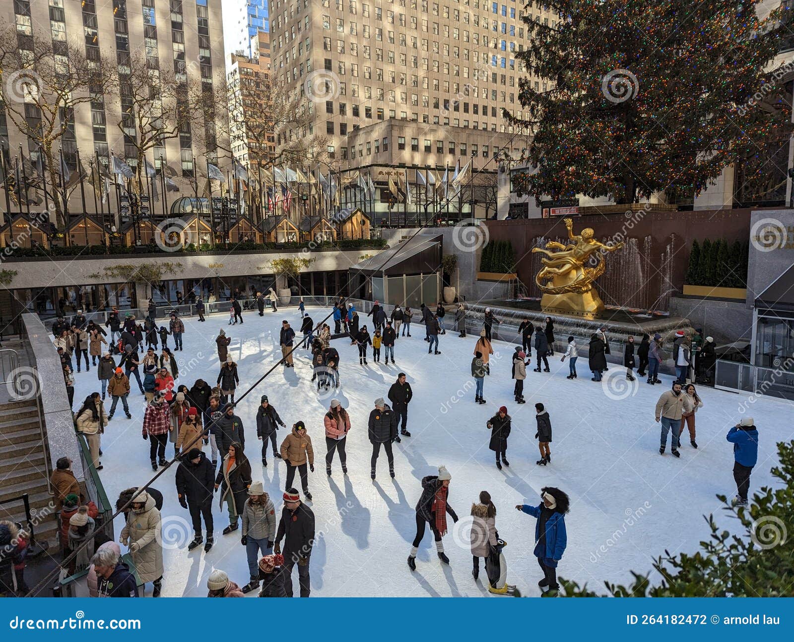 Christmas Rockefeller Center Winter Holiday Editorial Photography ...