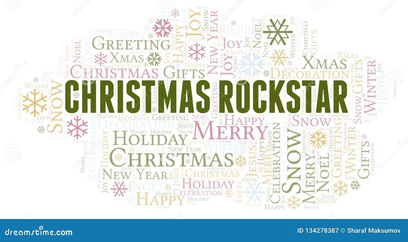 Rockstar Word T-shirt Design Typography. Vector Illustration ...