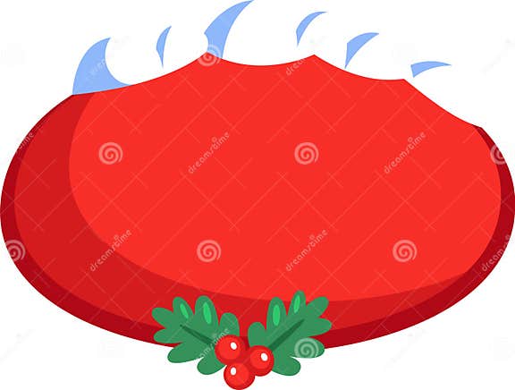 Christmas Round Signboard Stock Vector Illustration Of Merry 290689937