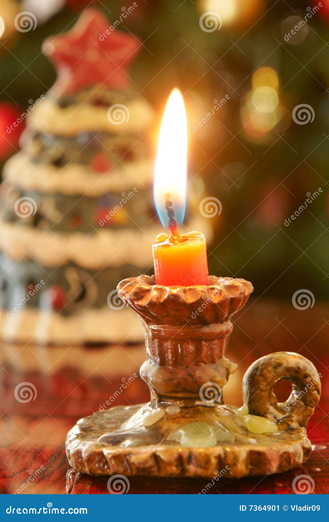 Small Candle Light With A Dark Background Royalty-Free Stock ...