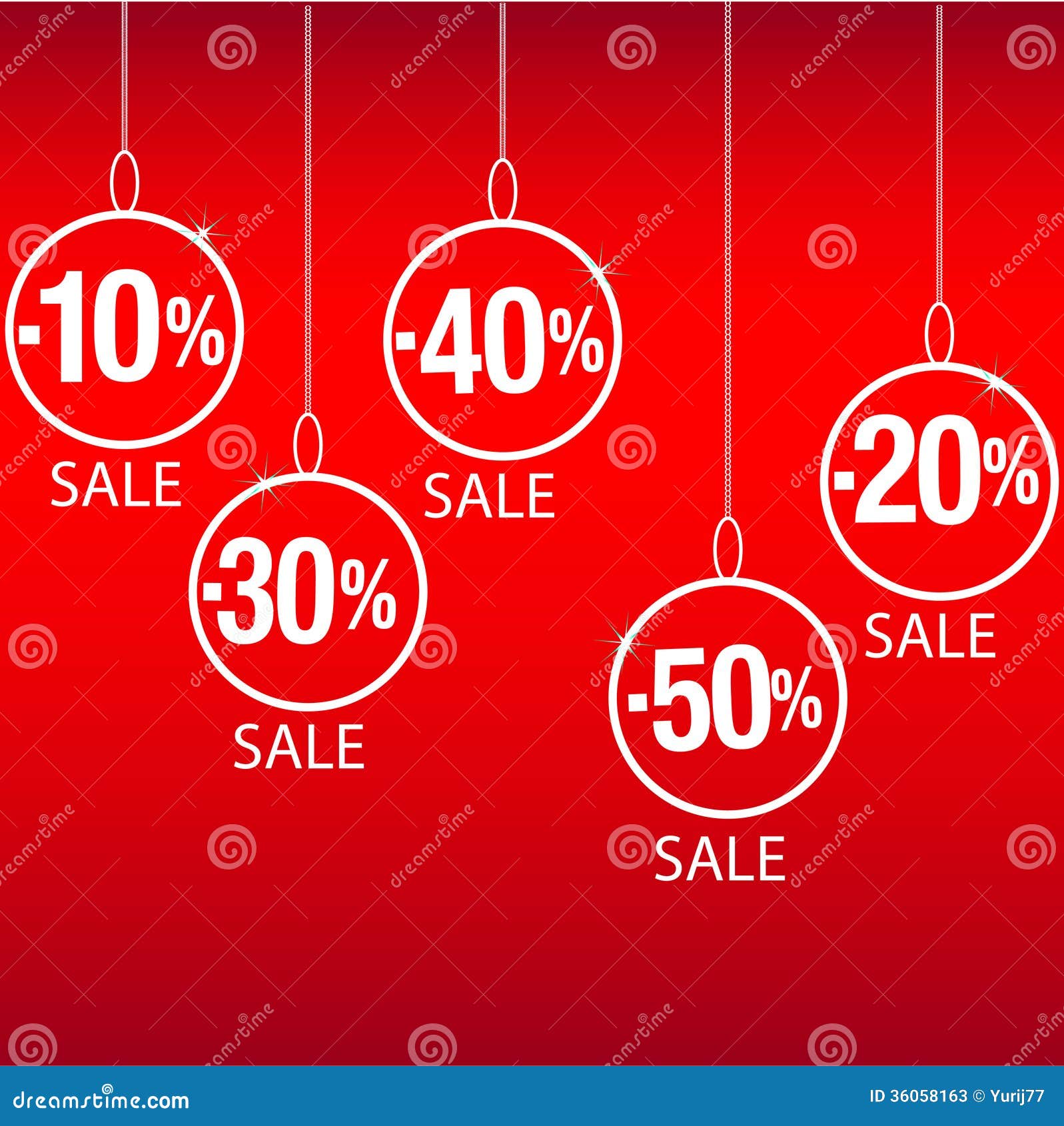 Christmas sale discount stock vector. Illustration of shopping - 36058163