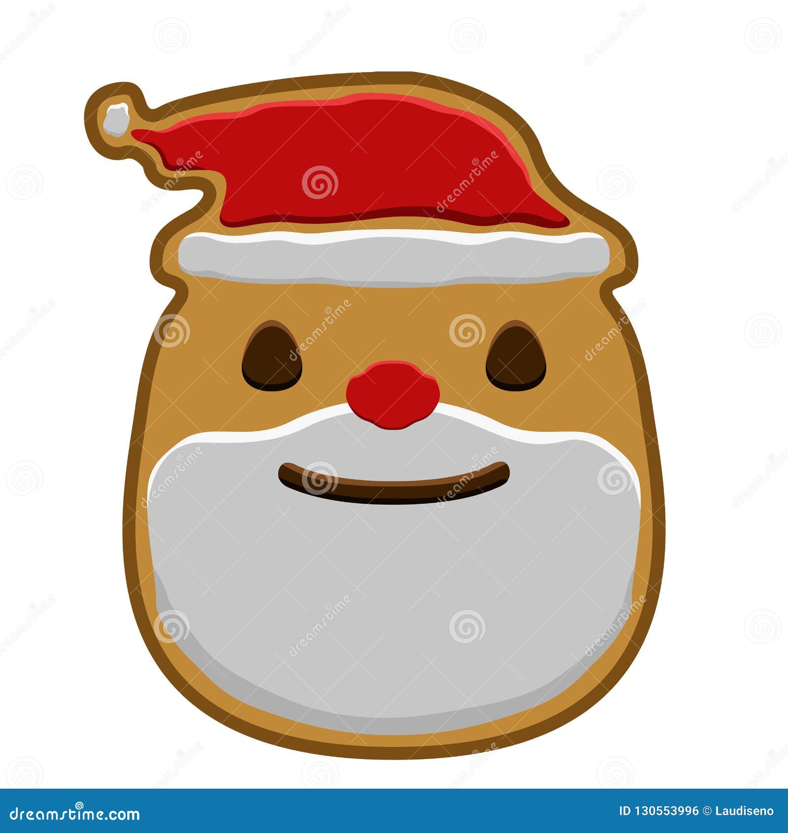 Christmas Santa Claus Gingerbread Cookie Stock Vector - Illustration of ... Christmas Santa Claus Gingerbread Cookie Stock Vector - Illustration of ...