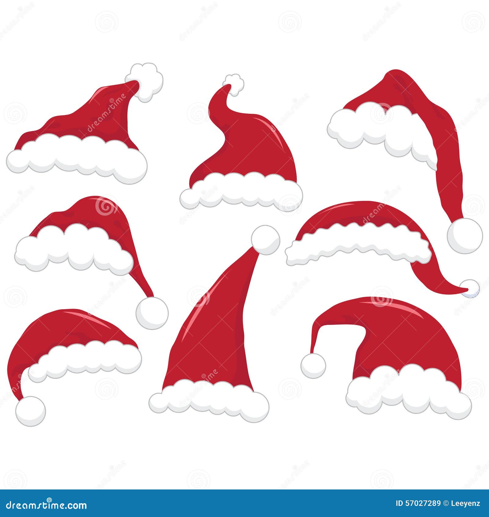 Christmas Santa Hat stock vector. Illustration of object - 57027289