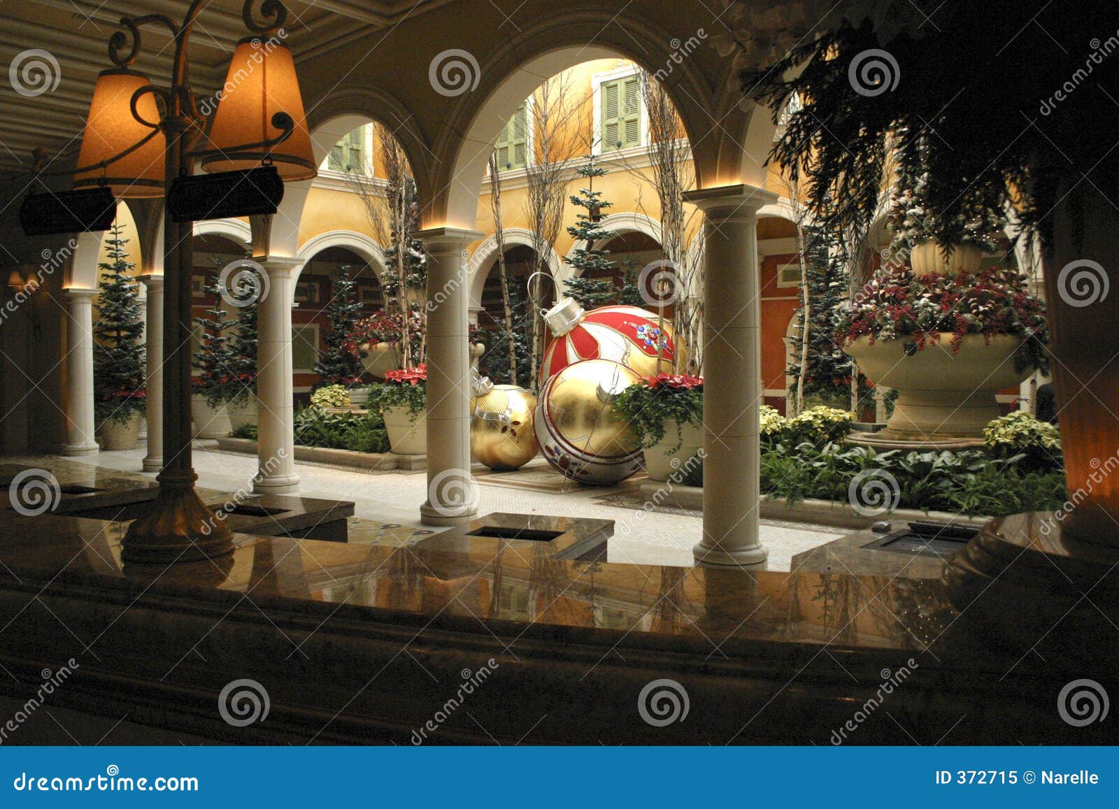 Christmas Scene stock image. Image of night, celebration - 372715