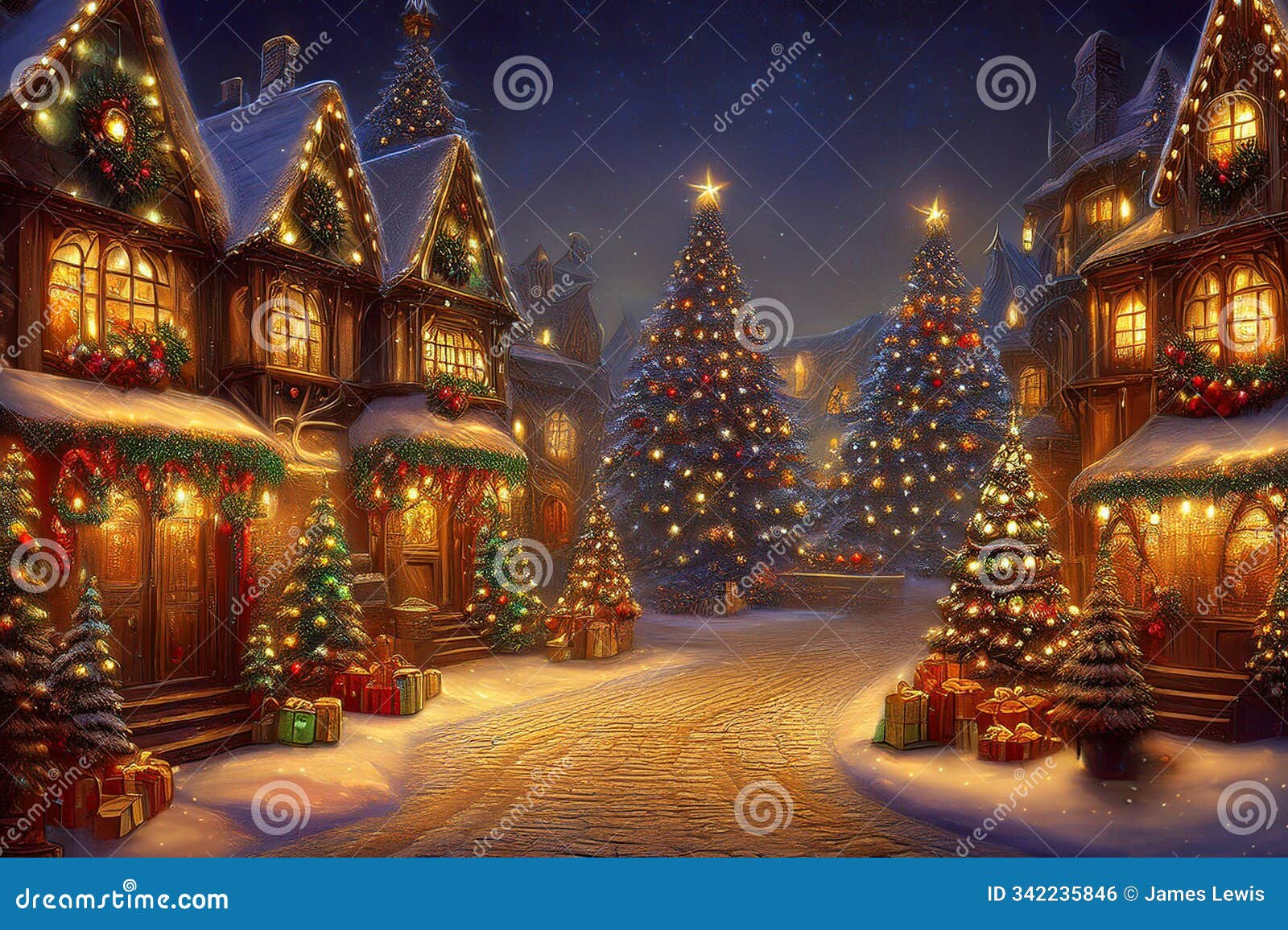 Christmas Scene Thin Line Icon. Birth Of Christ Holy Night Outline ...