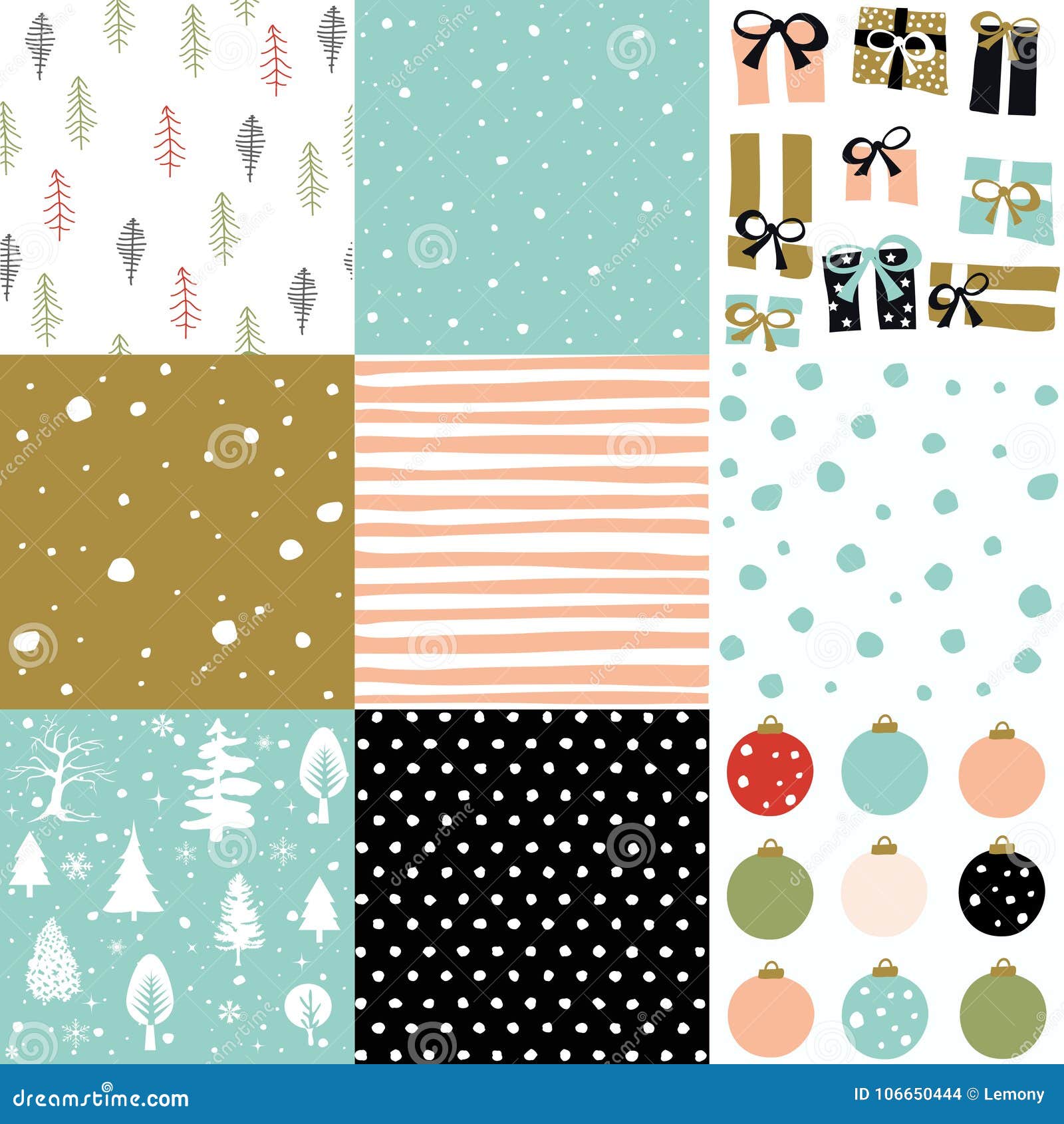 Seamless Patten With Cartoon Animals Of The Underwater World. Sea ...